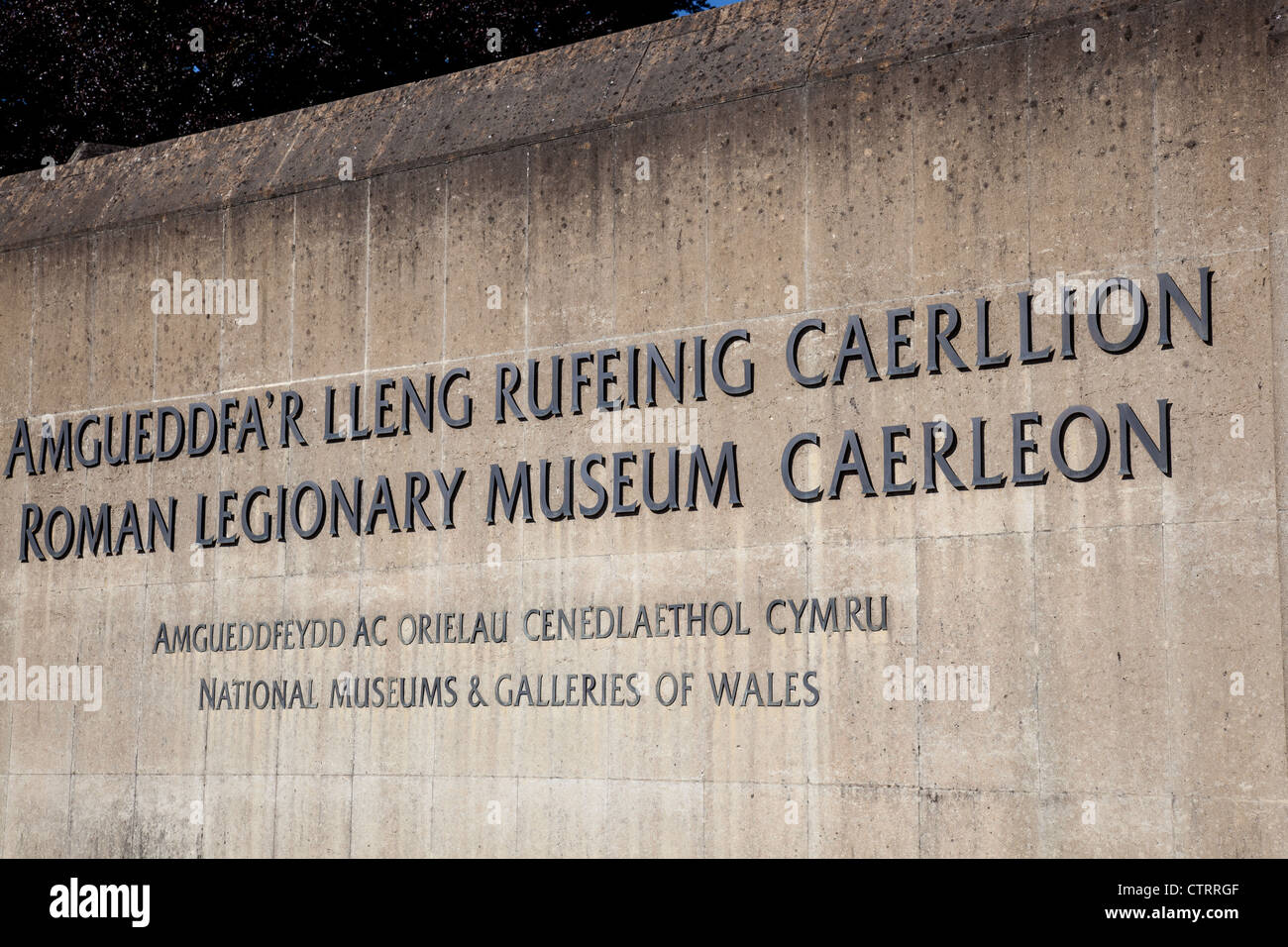 Entrance to the Roman Legionary Museum Caerleon, Wales Stock Photo - Alamy