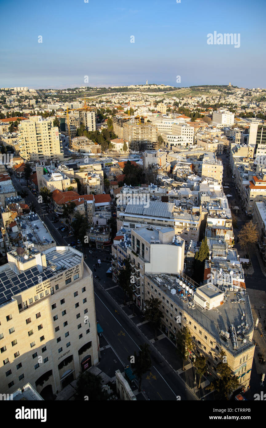 View of Jerusalem city from the high rooftop Stock Photo - Alamy