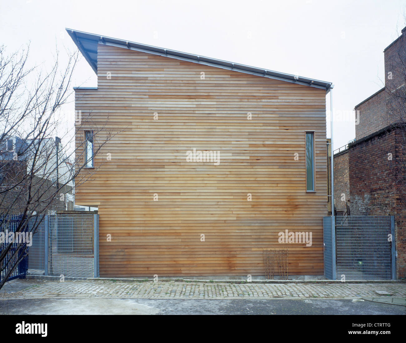 private house side elevation Stock Photo - Alamy