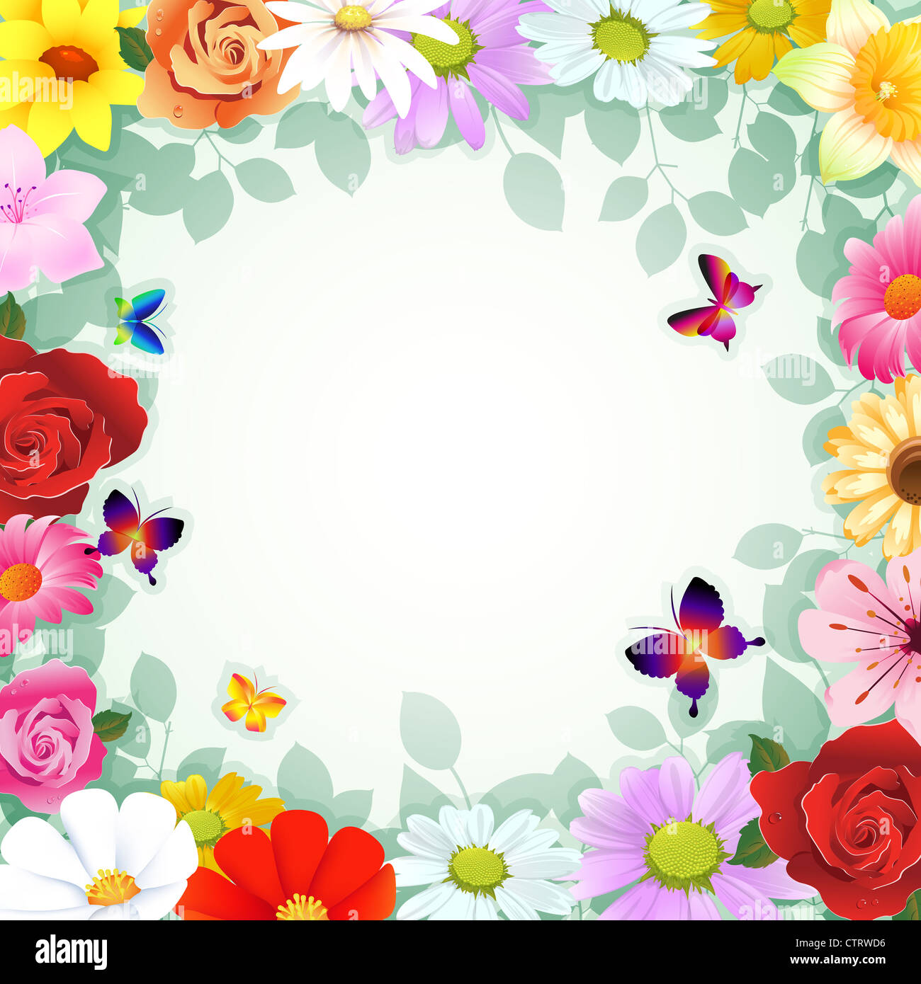 Romantic background with flower Stock Photo - Alamy