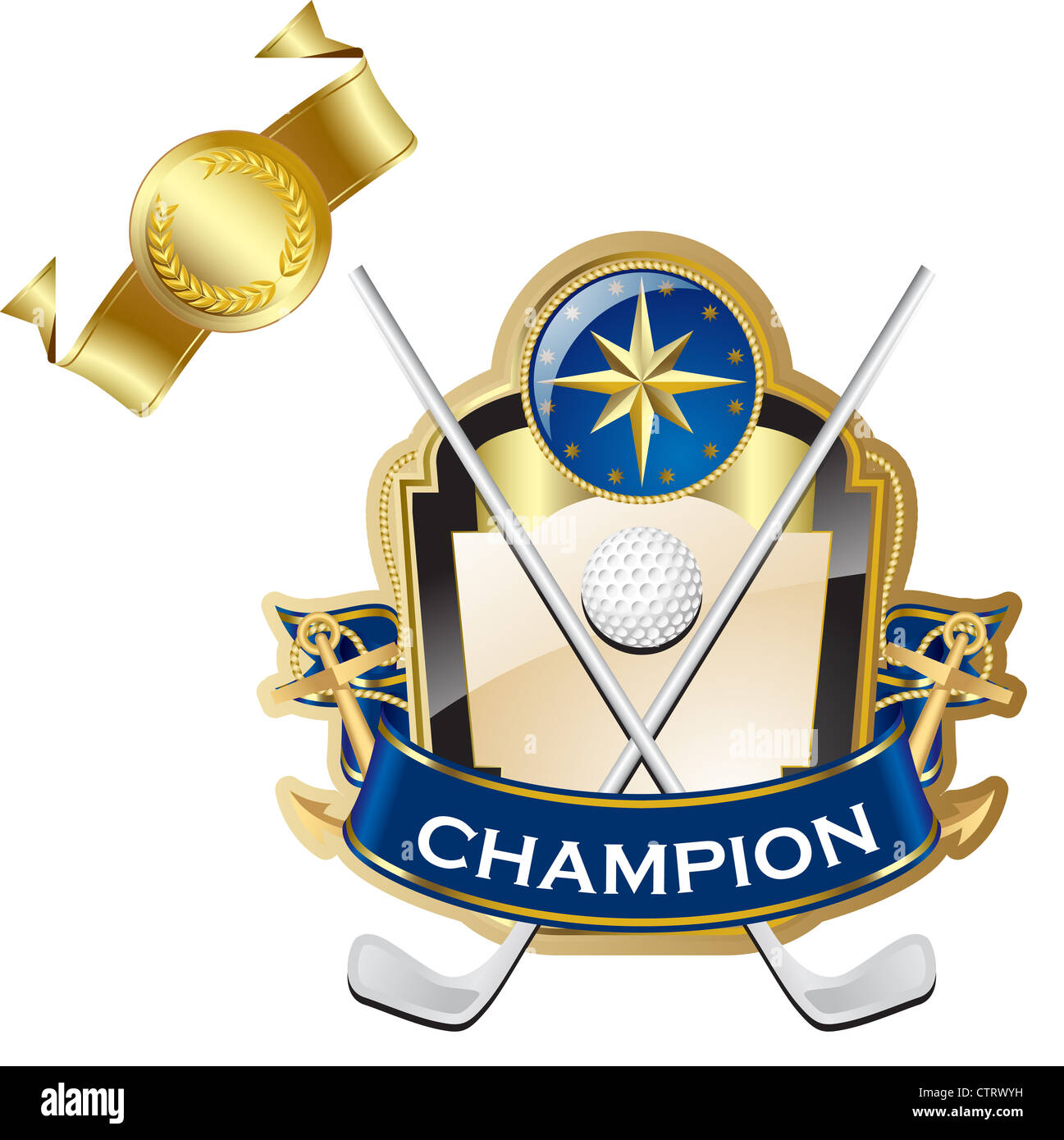 Golf Club Logo Crest