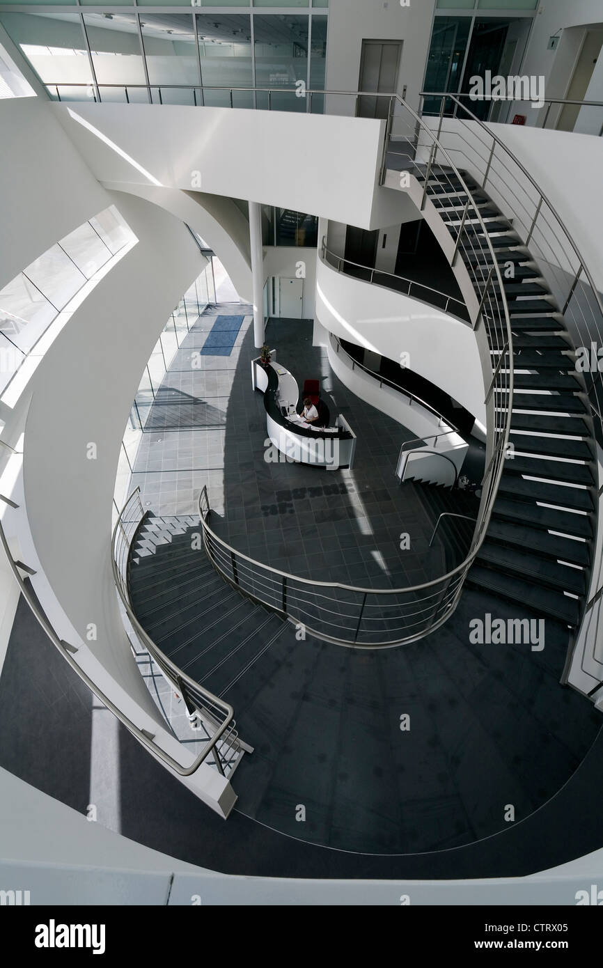 tag farnborough airport atrium, staircase Stock Photo - Alamy