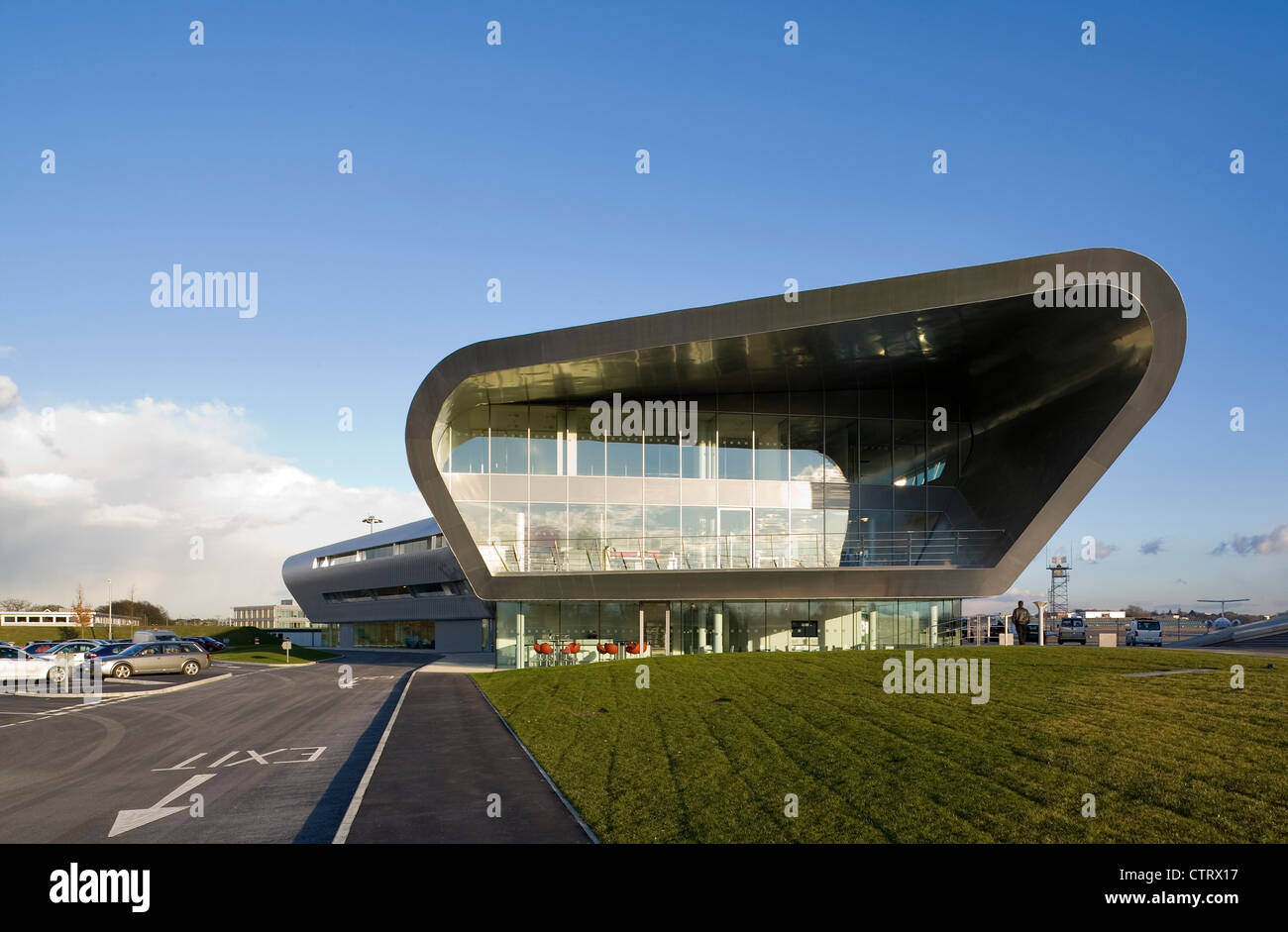 tag farnborough airport west facing elevation Stock Photo - Alamy