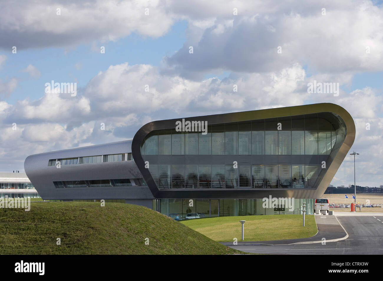 tag farnborough airport west elevation viewed from approach road Stock ...