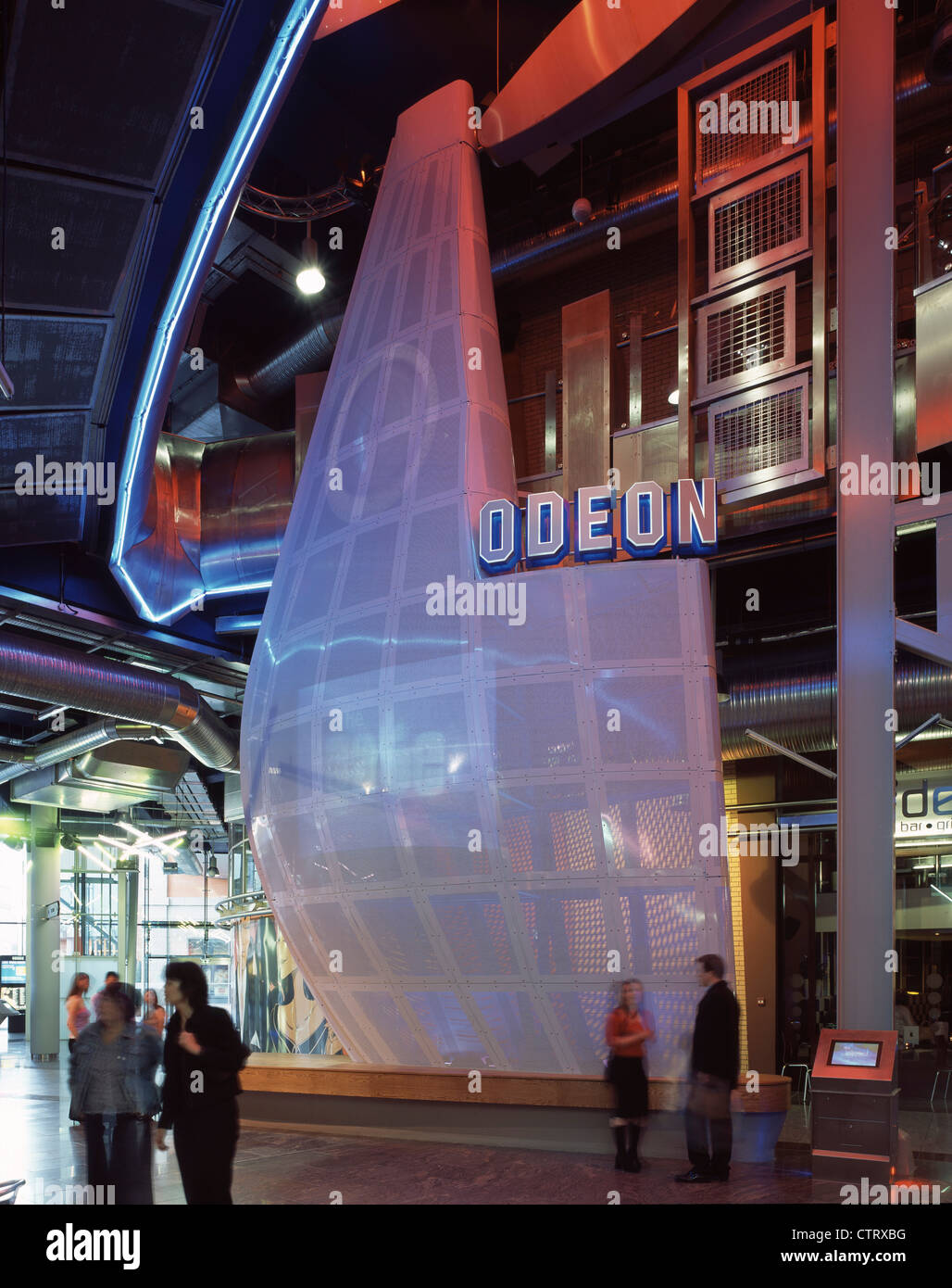 gate leisure centre odeon projection pod Stock Photo - Alamy