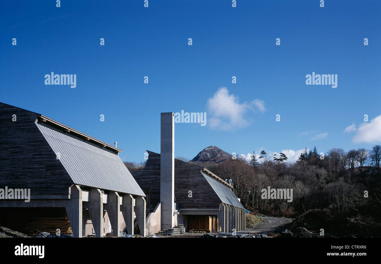 letterfrack furniture college machine hall buildings from below with ...
