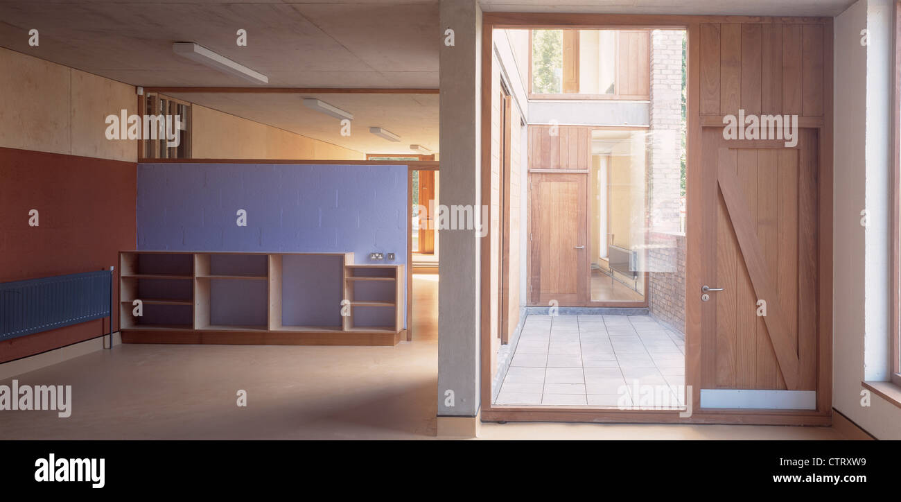 ranelagh school classroom and play area ground floor Stock Photo - Alamy