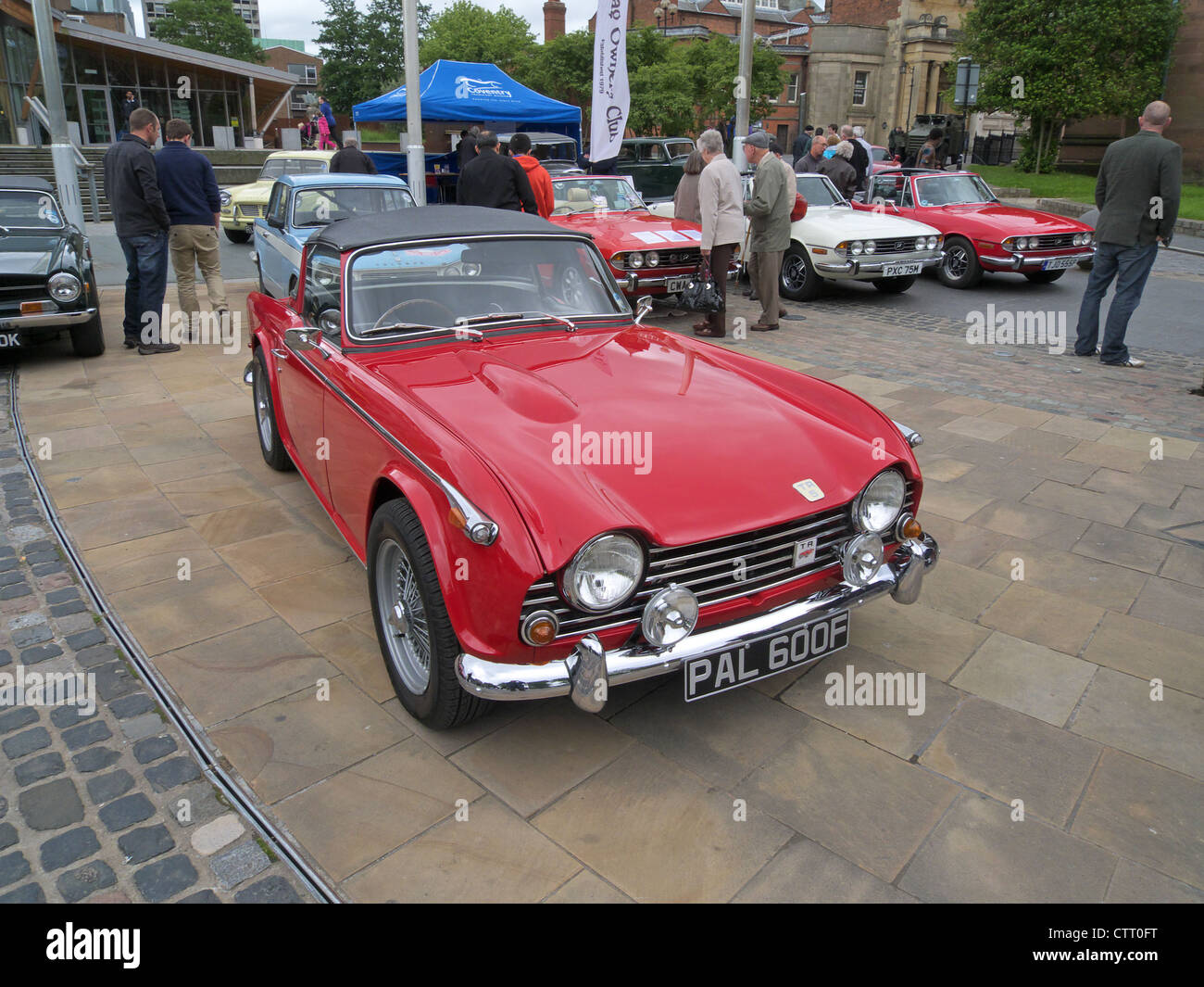 Triumph TR5 British Classic Convertible Sports Car Stock Photo - Alamy