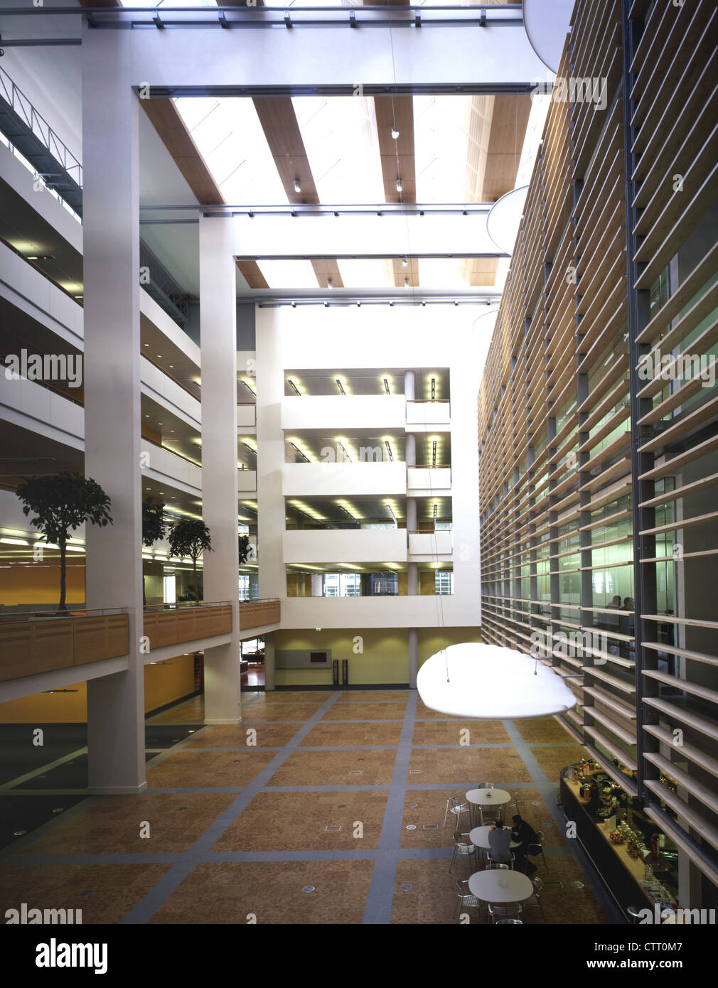 capital one building, loxley house overall of atrium Stock Photo - Alamy