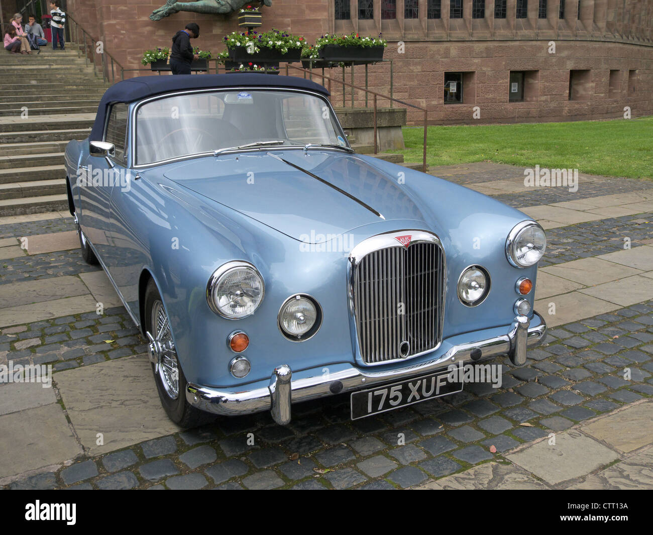 An Alvis TD21 Series 2 Mulliner Park Ward Classic Convertible Car Stock ...