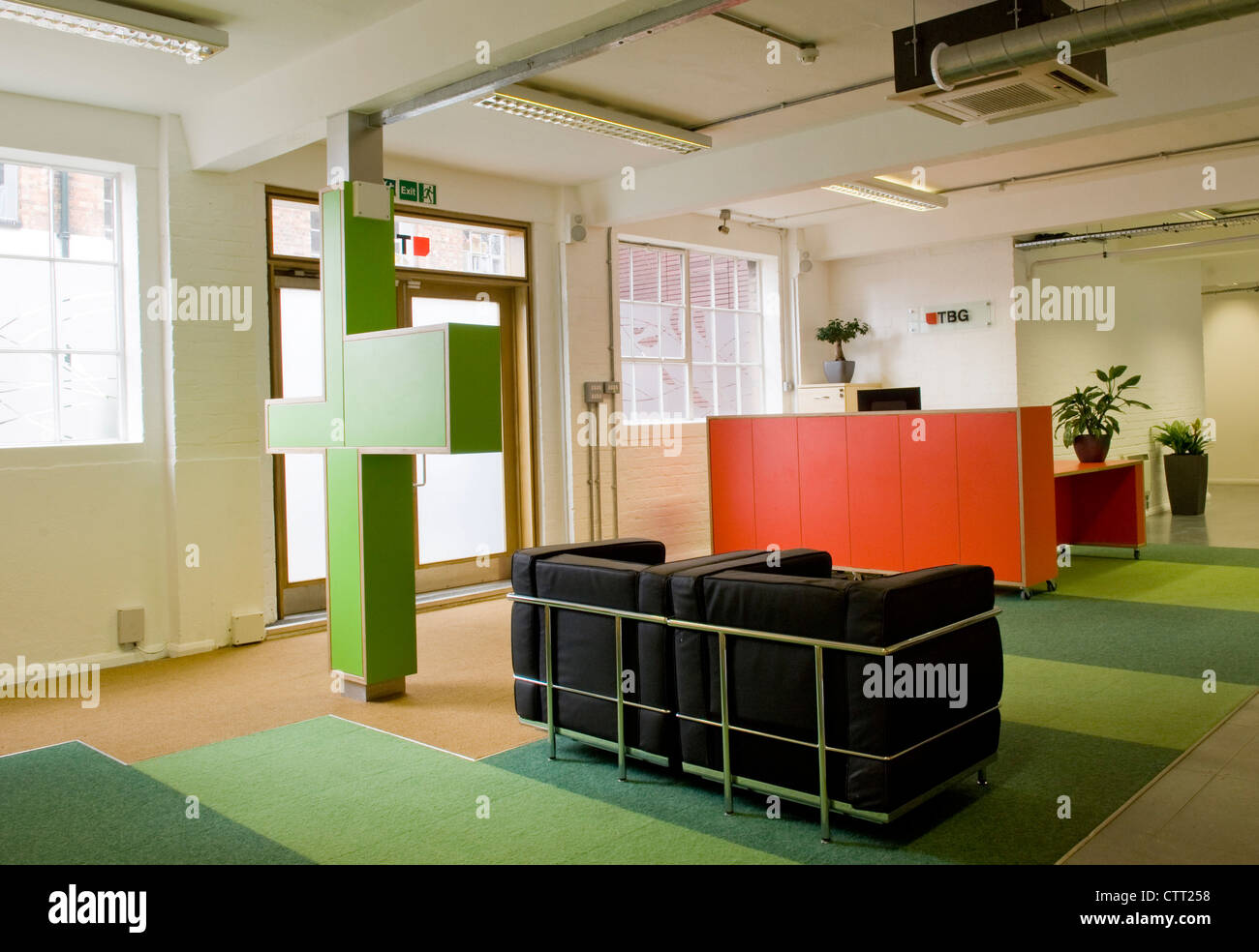 tbg advertising agency reception Stock Photo - Alamy