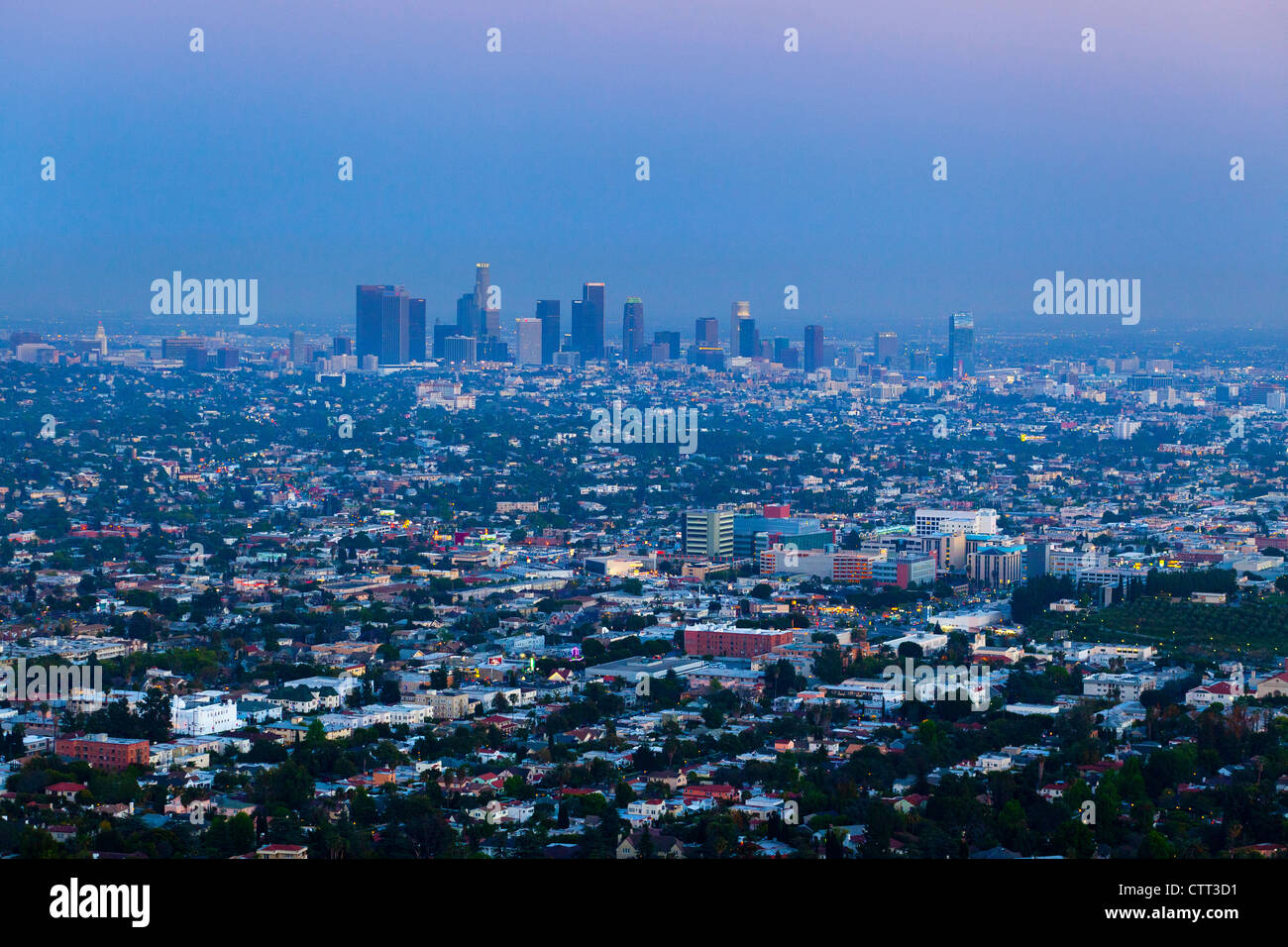 Los angeles skyline hi-res stock photography and images - Alamy