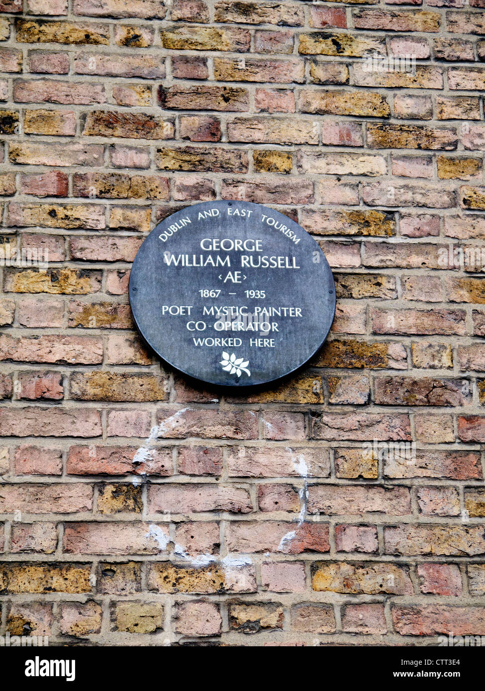 Plaque to Poet George Powell Russell on Dublin house in the capital ...