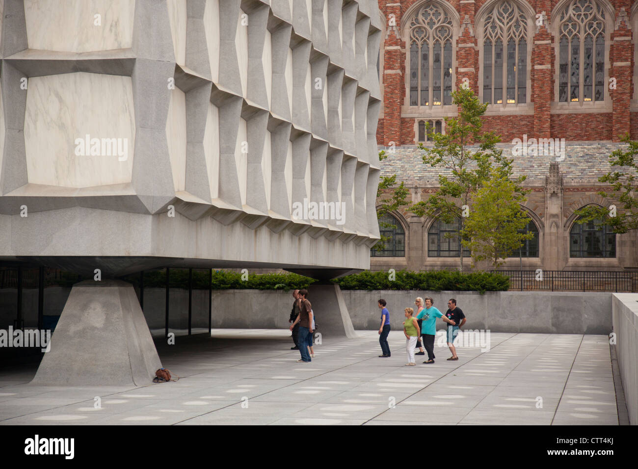 exterior of the Beinecke Rare Book and Manuscript Library at Yale New ...