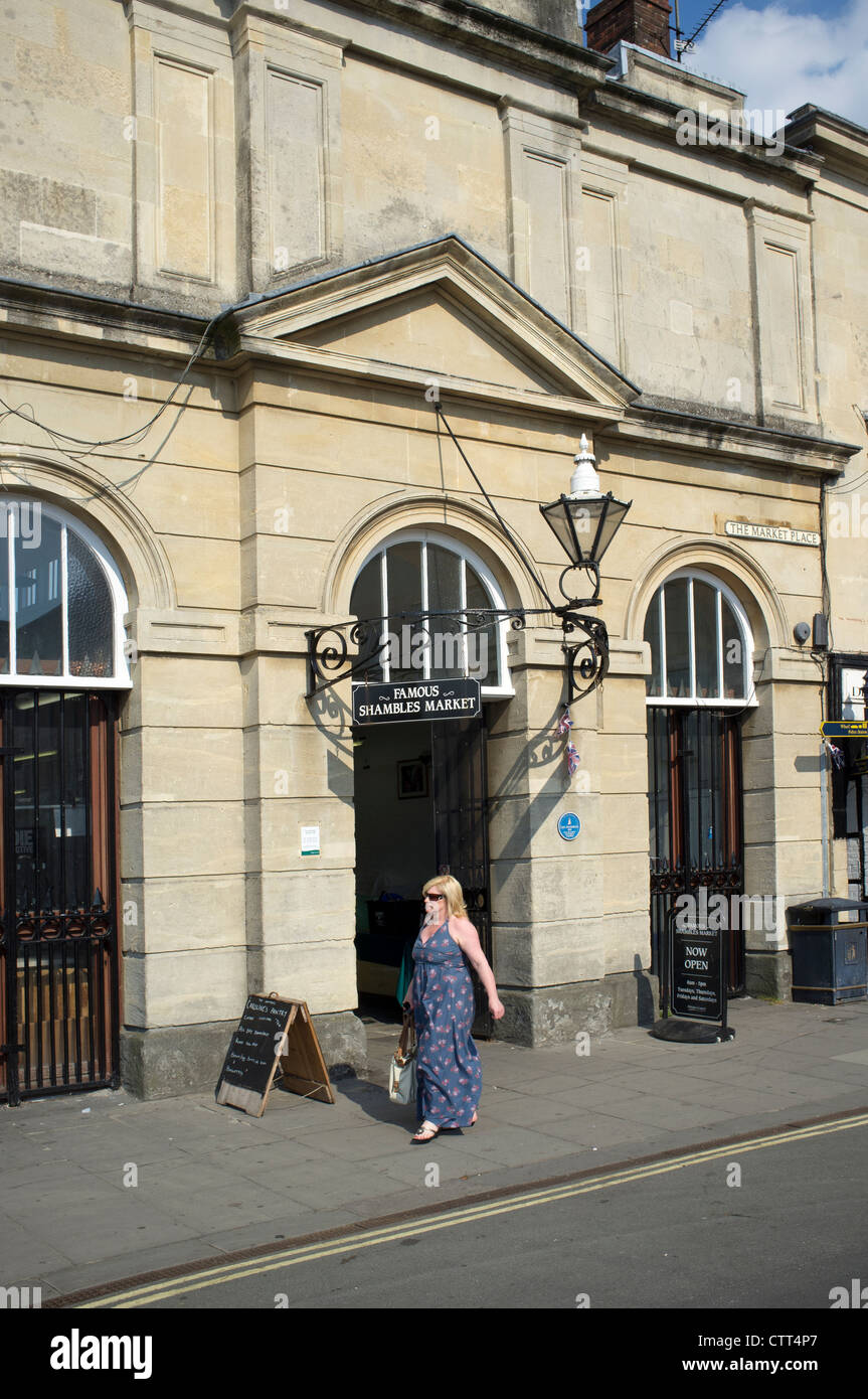 Famous Shambles Market Devizes Stock Photo - Alamy