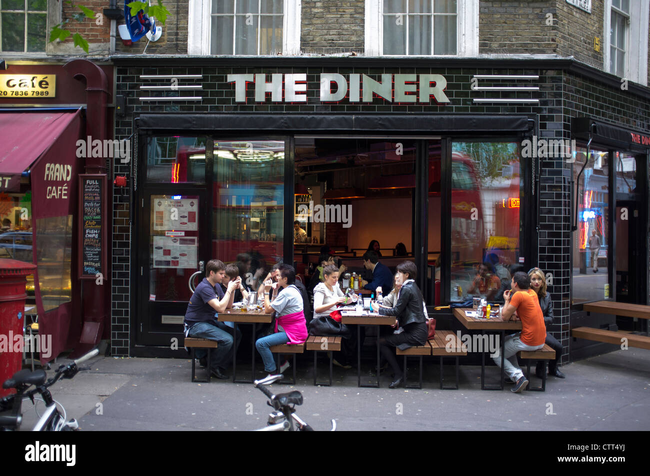 Diner style cafe hi-res stock photography and images - Alamy