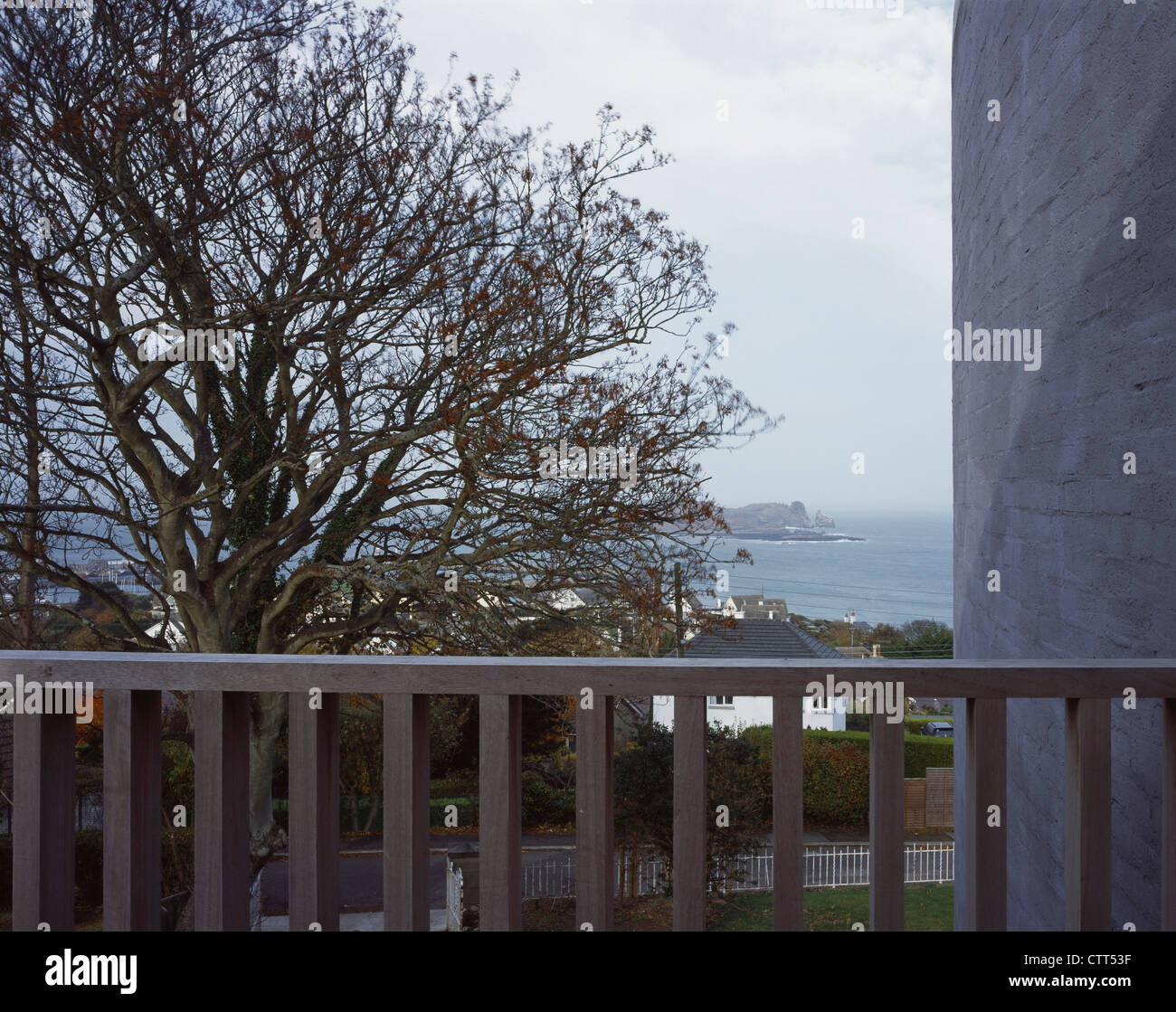private house from upper balcony Stock Photo - Alamy