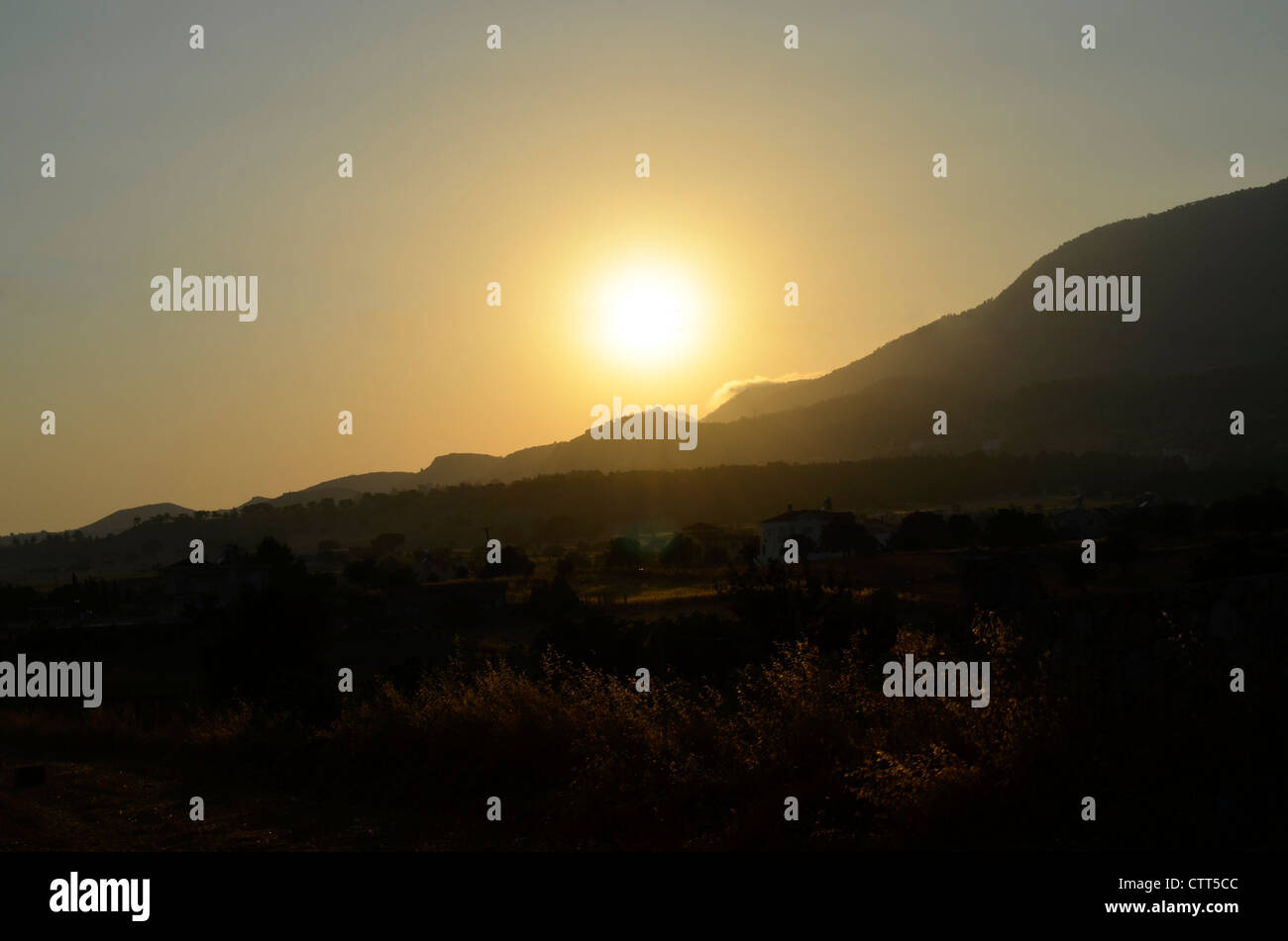 North Cyprus Sunset Stock Photo - Alamy
