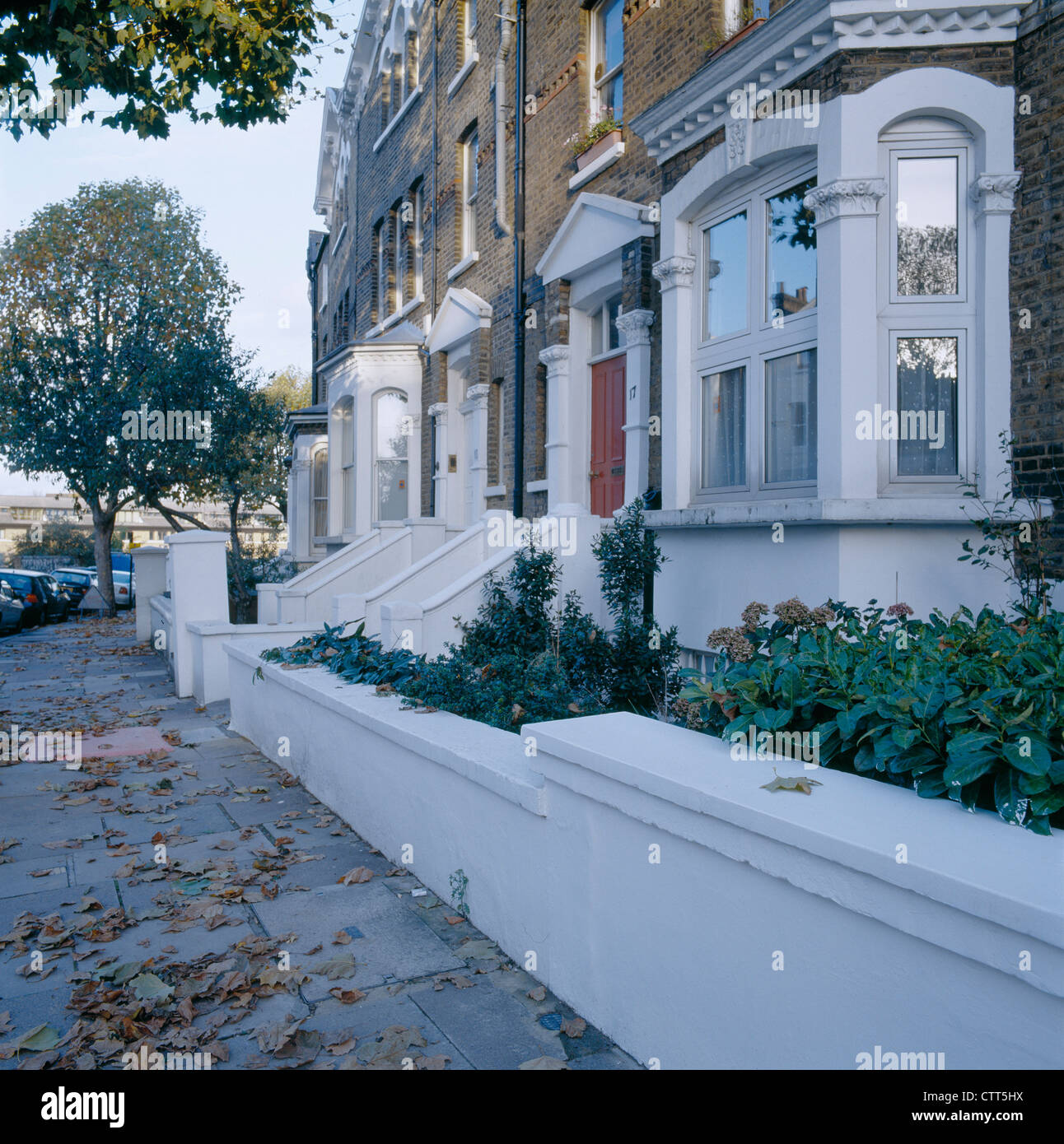 private house street view Stock Photo - Alamy