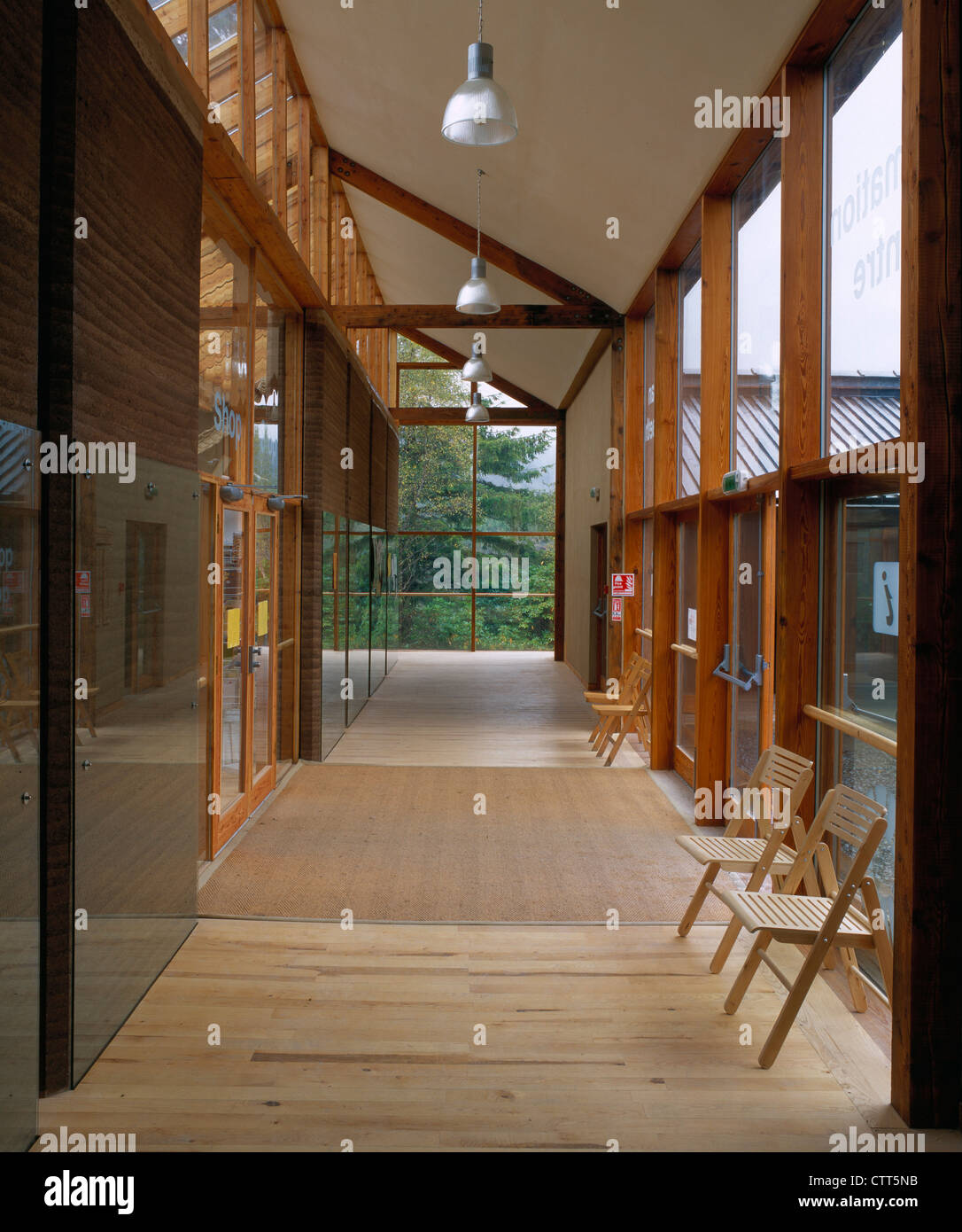 the centre for alternative technology information centre looking south ...