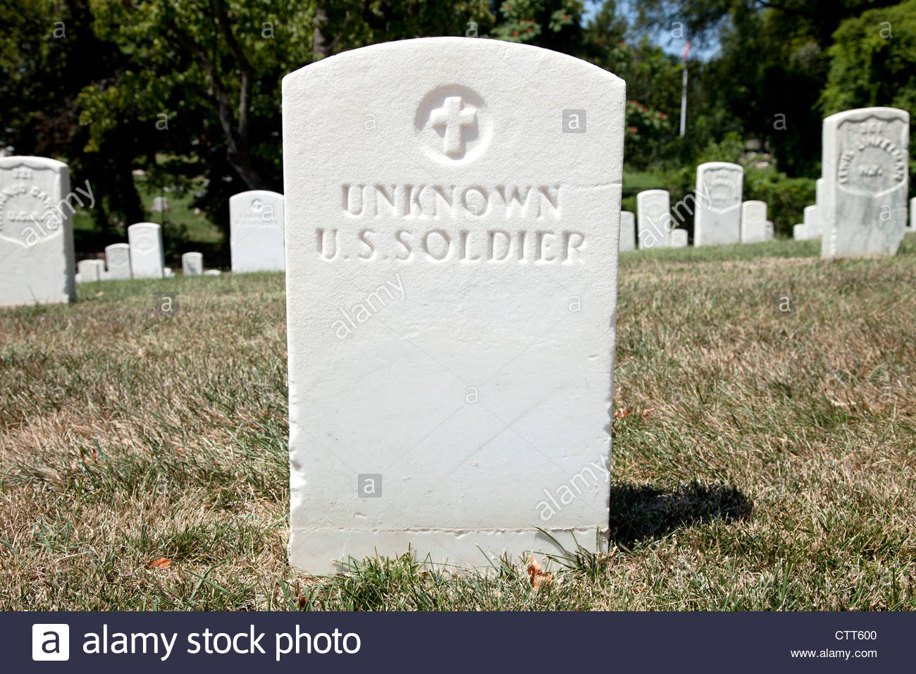 Unknown Soldier Gravestone Stock Photo: 49704032 - Alamy