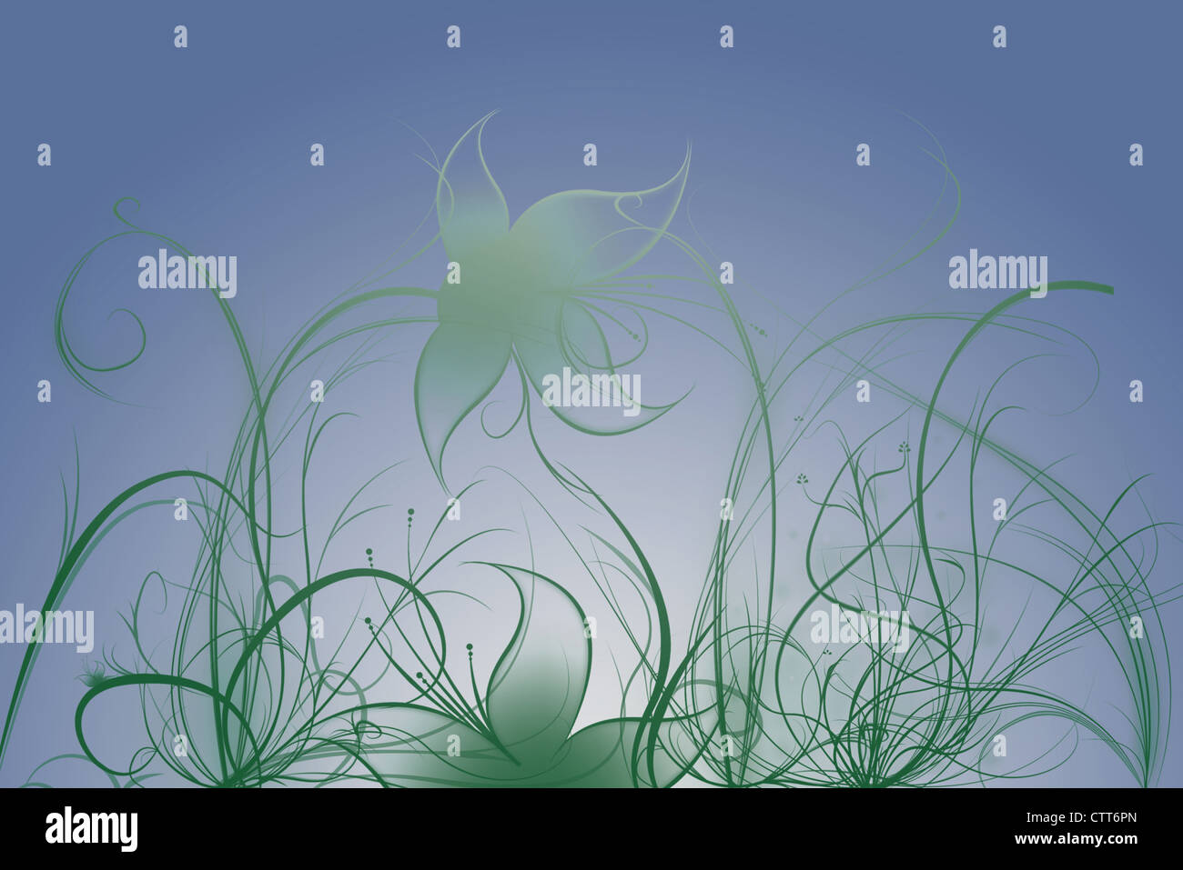 Beautiful illustrated flower background design with gradient Stock ...