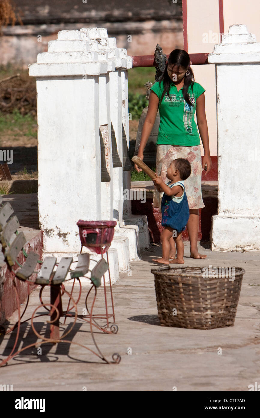 Child bell boy ringing High Resolution Stock Photography and Images - Alamy