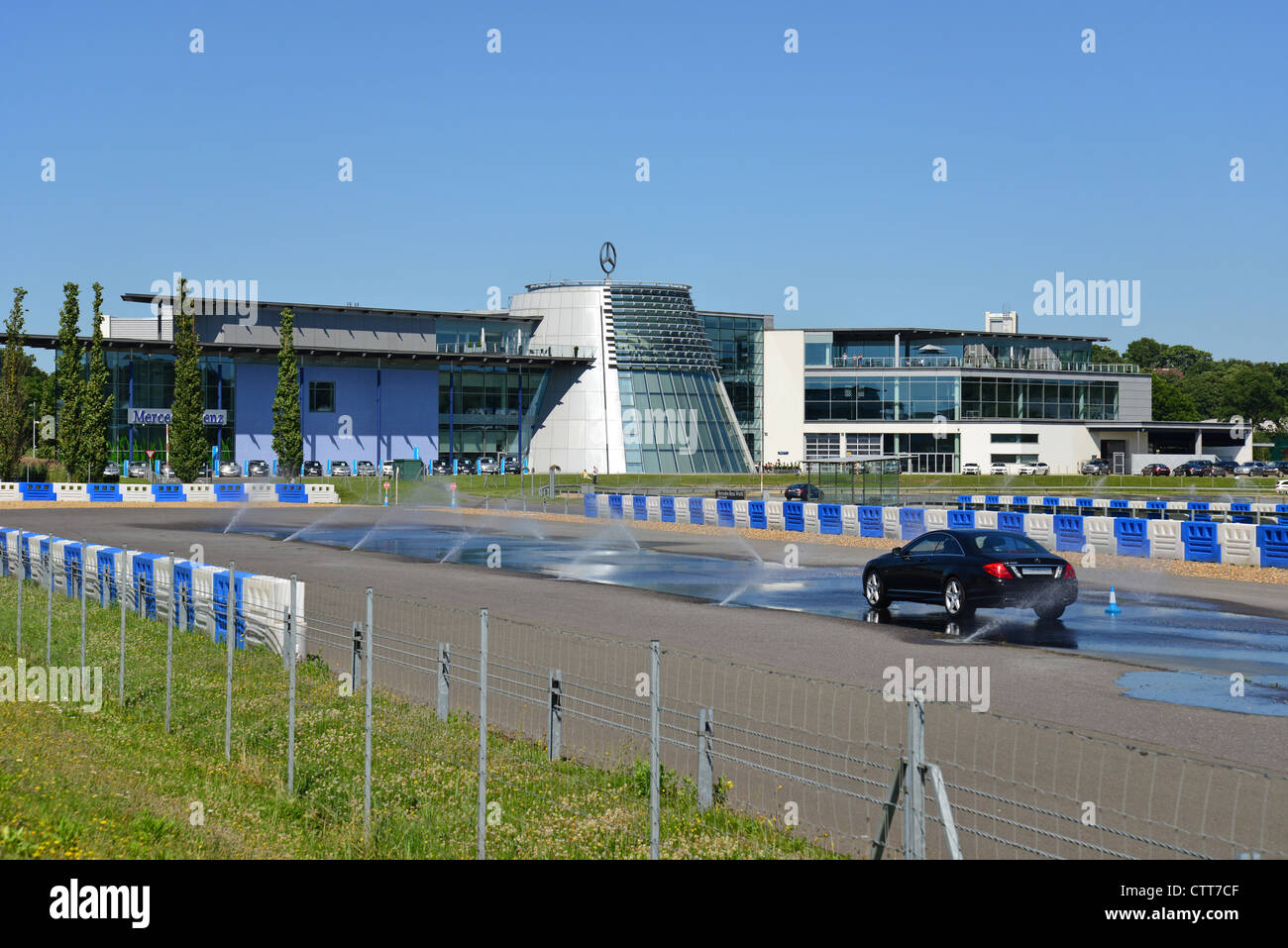 Mercedes-Benz World building and racing circuit, Brooklands, Weybridge ...