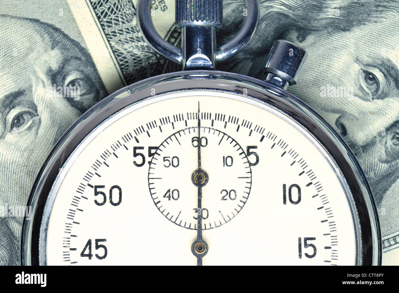 Money stopwatch hi-res stock photography and images - Alamy