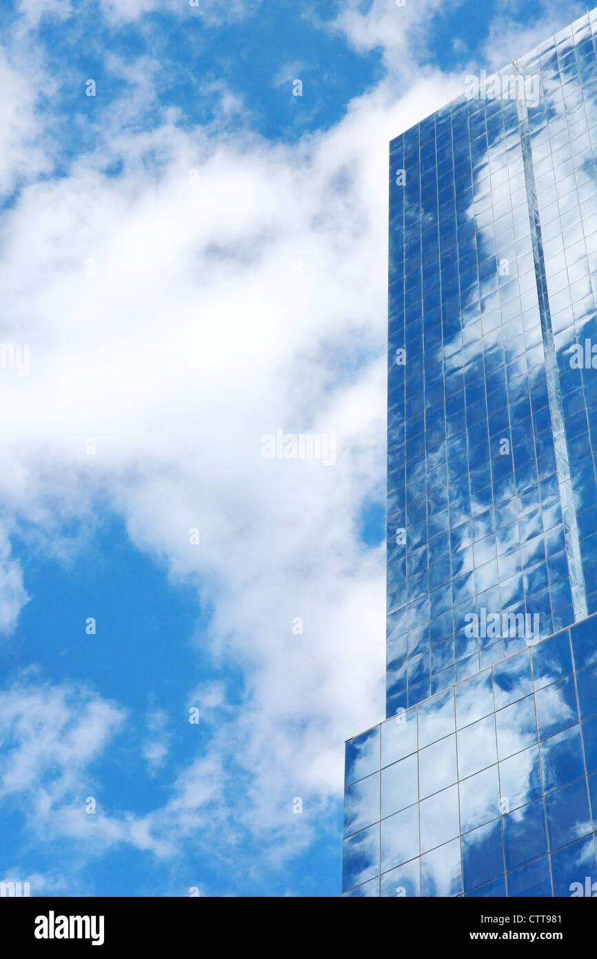 blue mirror glass building Stock Photo - Alamy