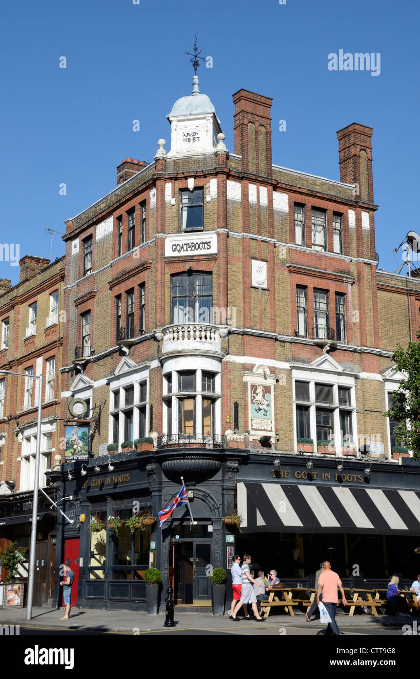 The Goat in Boots pub, Fulham, London, UK Stock Photo - Alamy