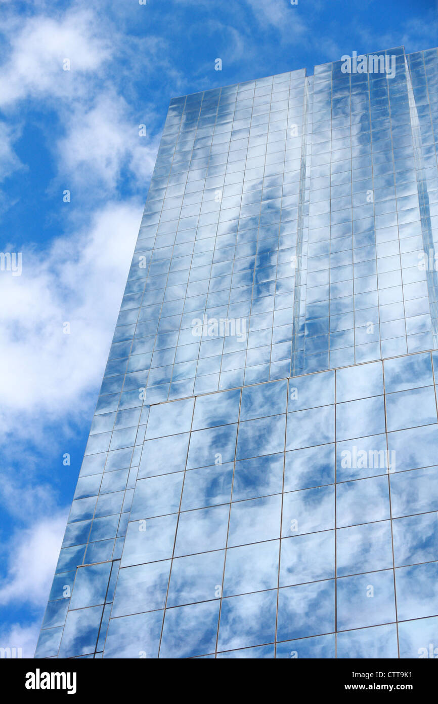 blue mirror glass building Stock Photo - Alamy