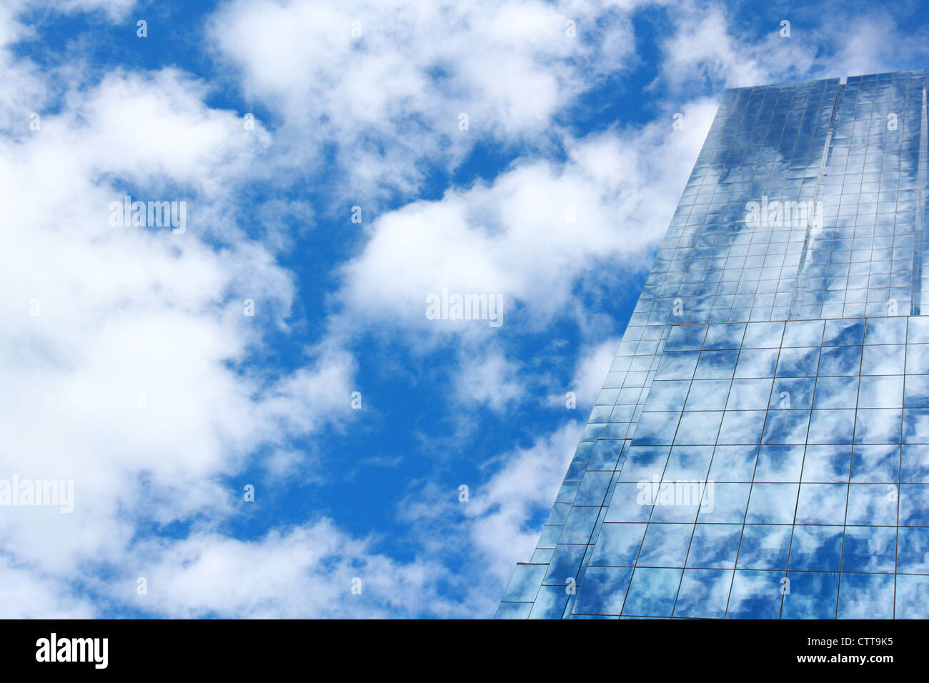 blue mirror glass building Stock Photo - Alamy