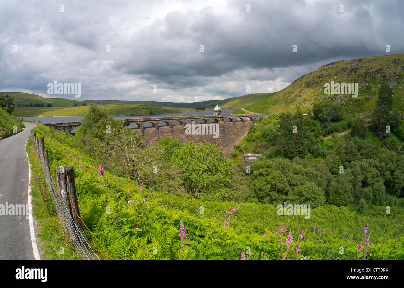 Craig Goch reservoir and dam, Elan Valley, Wales UK Stock Photo - Alamy