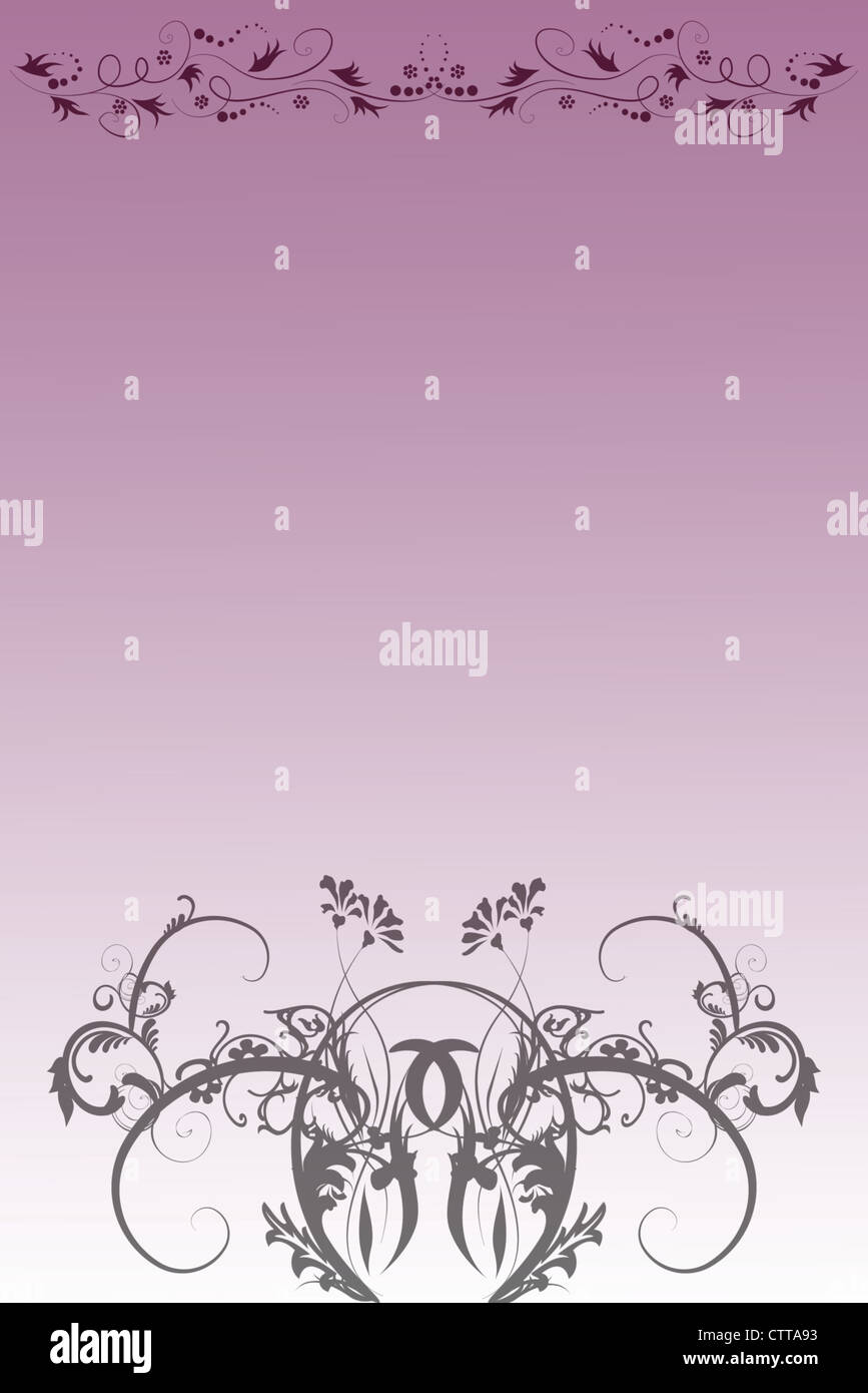 Beautiful illustrated flower background design with space for your text ...