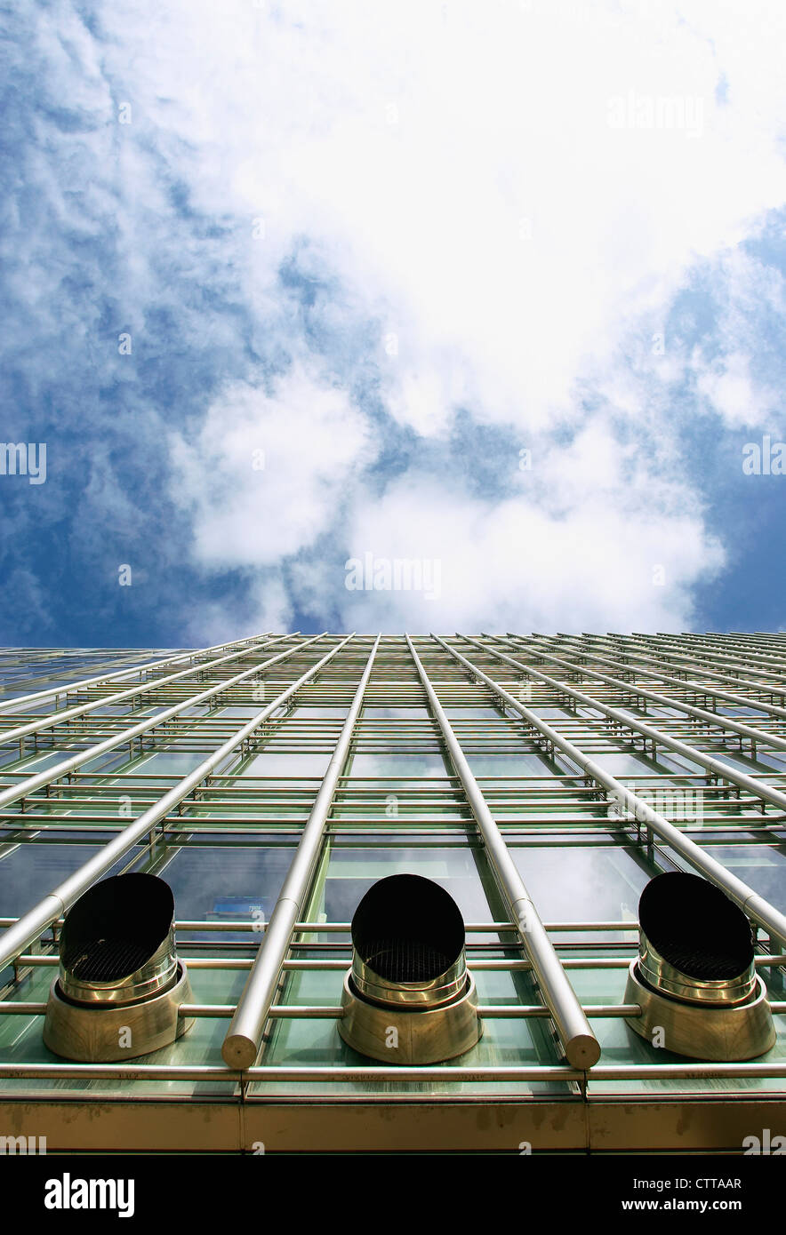 Exhaust ventilation system, office building Stock Photo - Alamy