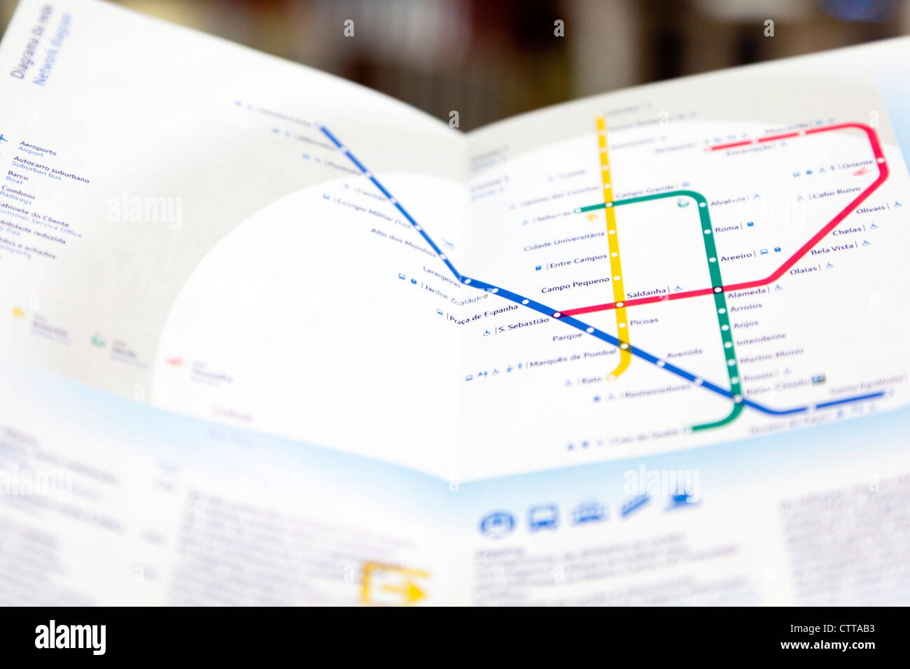 Lisbon metro map hi-res stock photography and images - Alamy