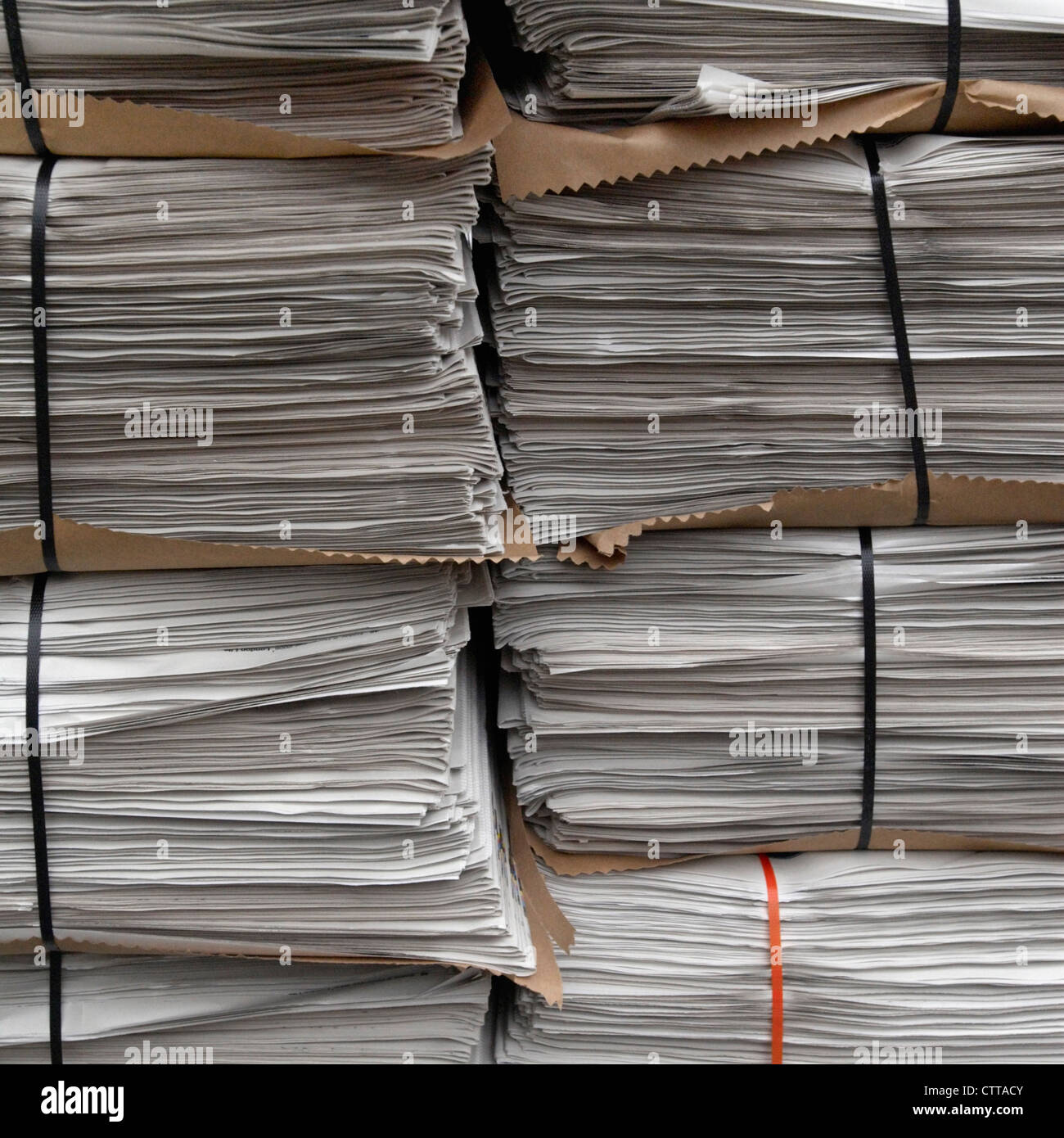 Stacks of newspapers Stock Photo - Alamy