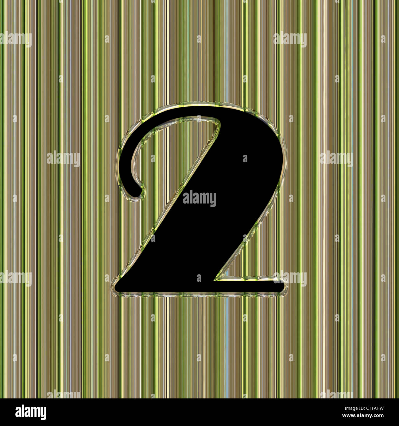 Abstract glass background with number 2 and space for your text Stock ...