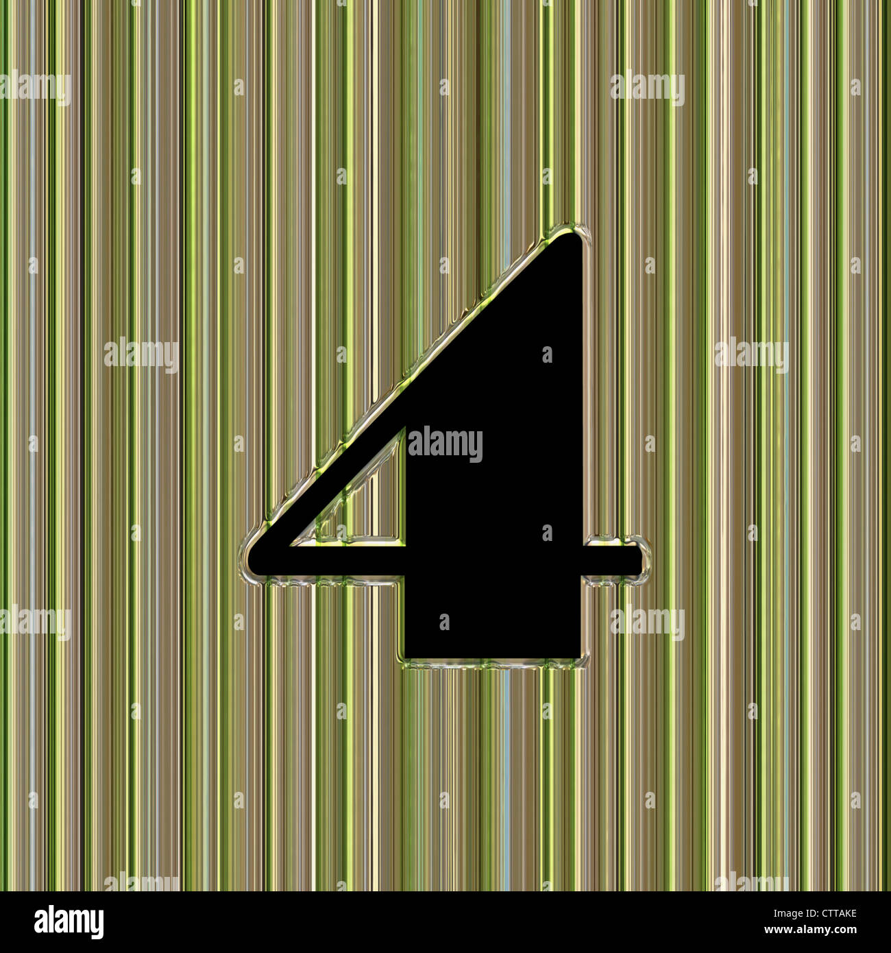 Abstract glass background with number 4 and space for your text Stock ...