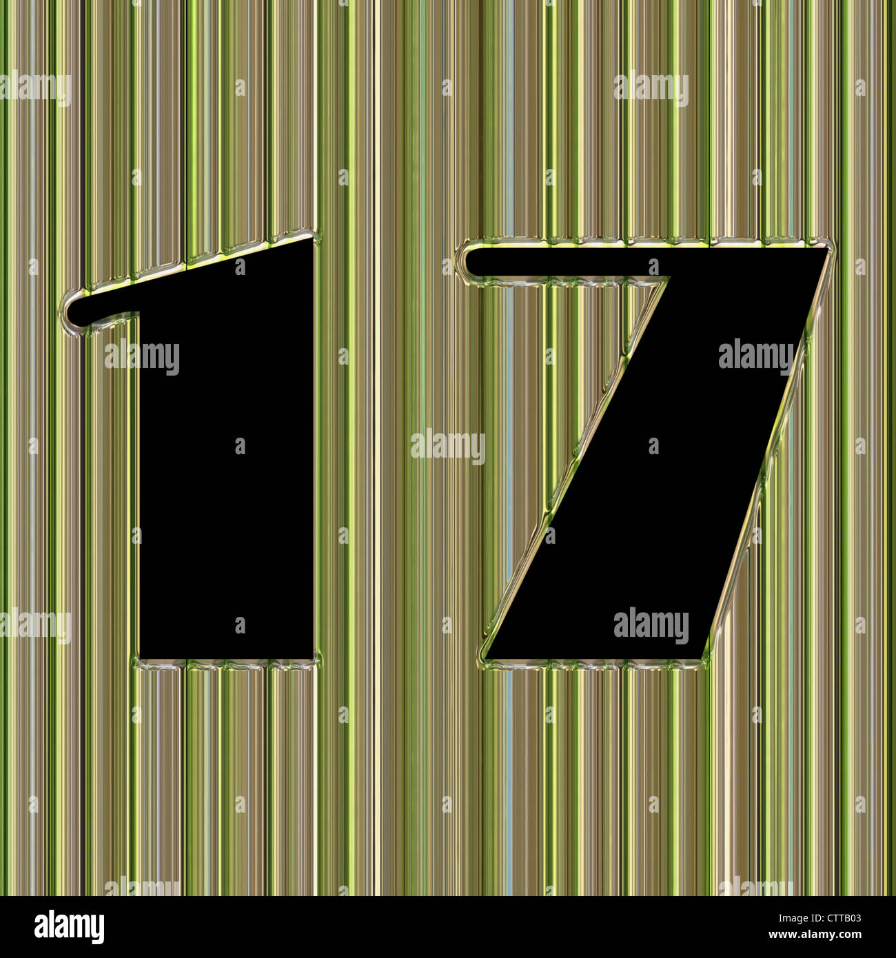 Abstract glass background with number 17 and space for your text Stock ...