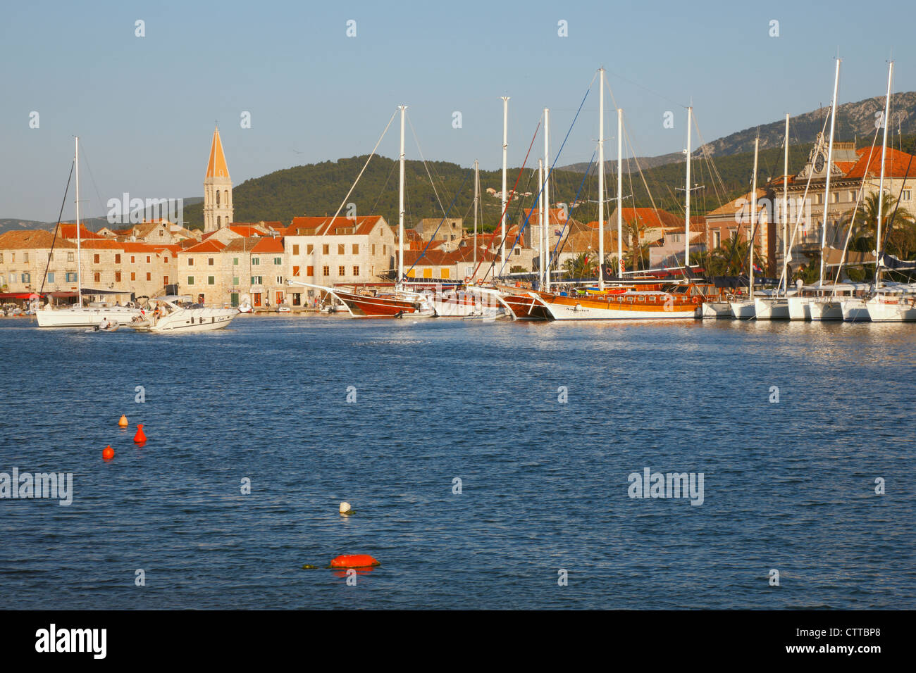 Stari Grad old town on island Hvar Stock Photo - Alamy