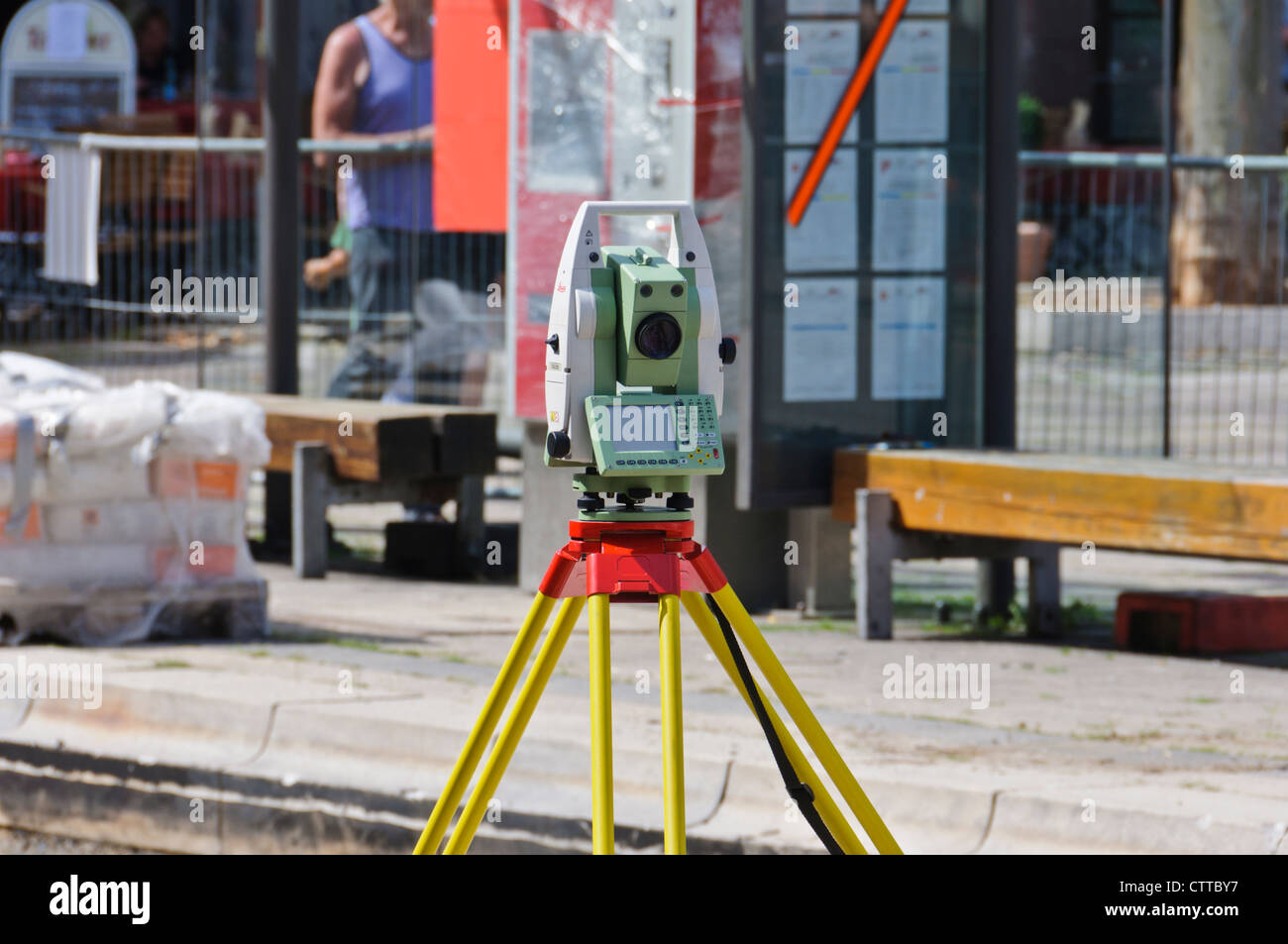 Leica Theodolite TCA1202, precision instrument for surveying and ...