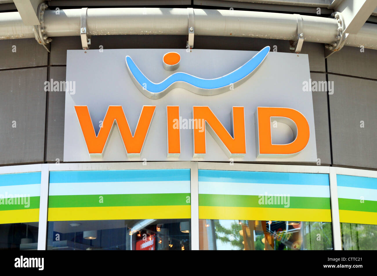 Wind logo hi-res stock photography and images - Alamy