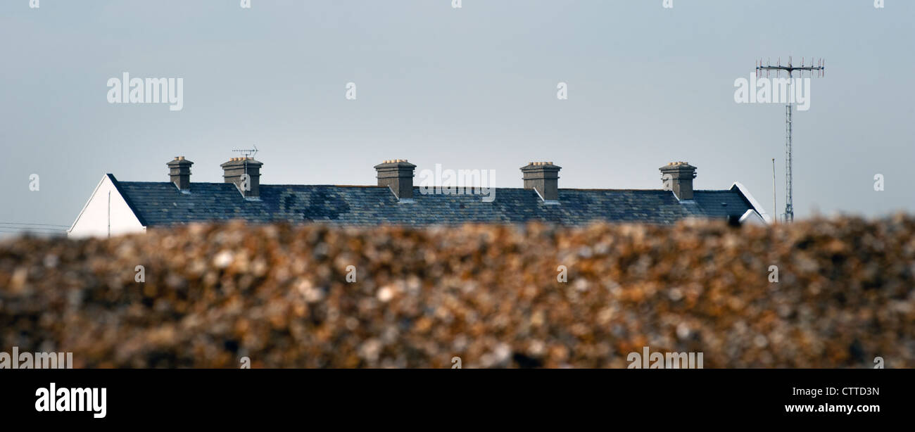cottages at shingle street, suffolk uk Stock Photo - Alamy