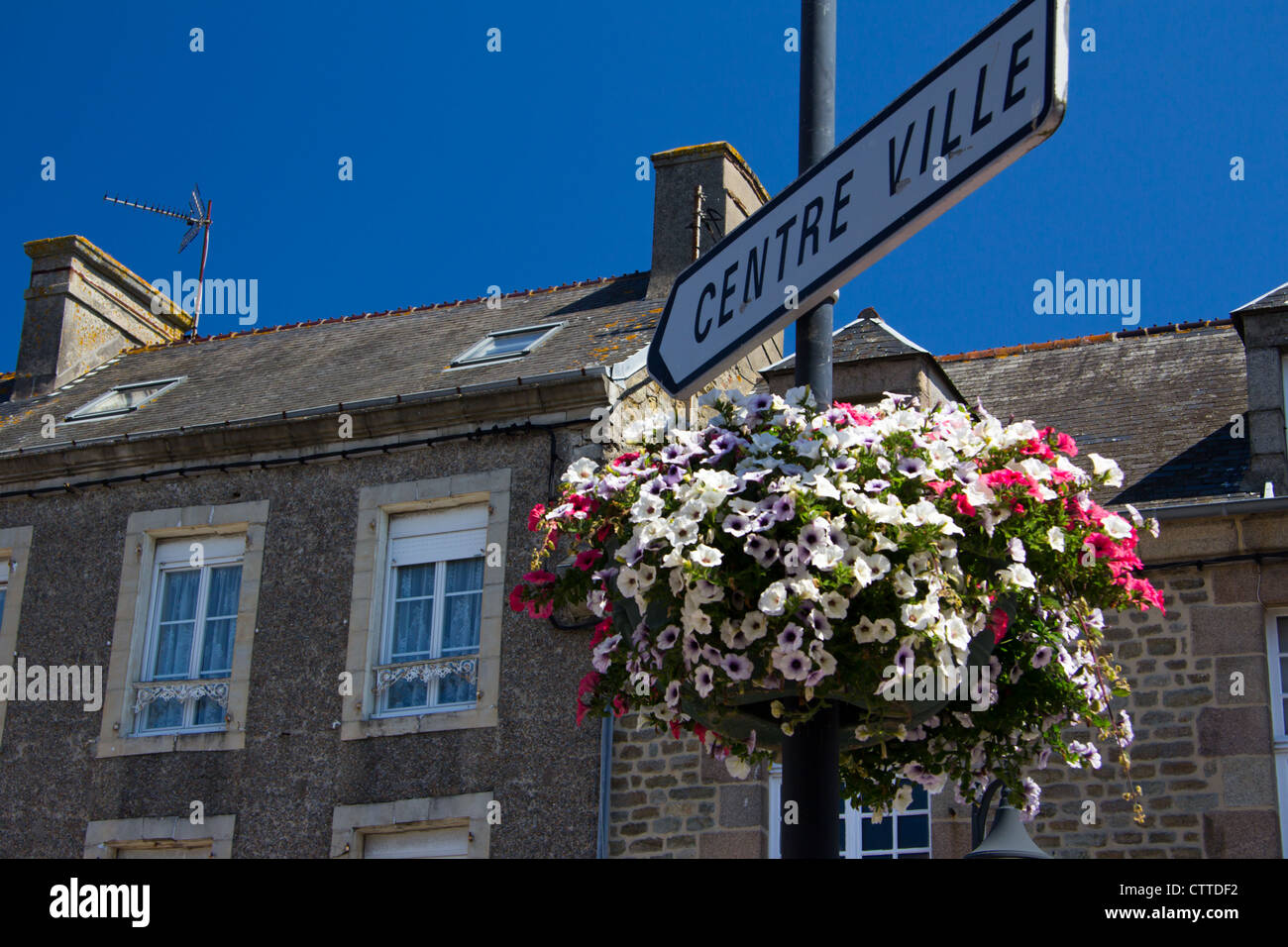 Roadsign french road sign hi-res stock photography and images - Alamy