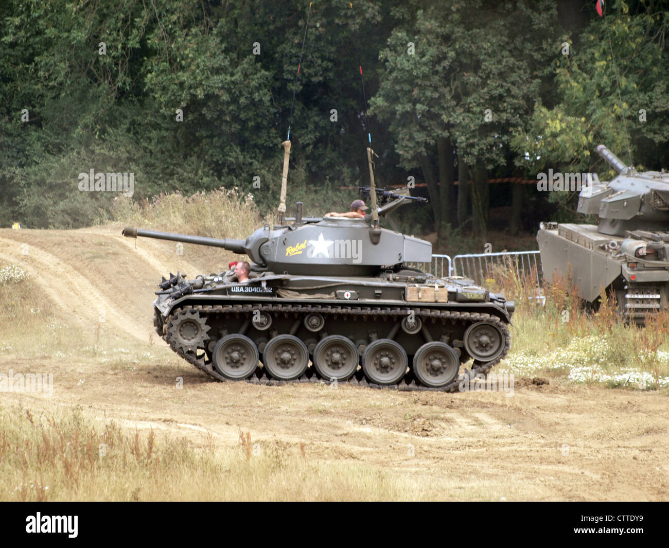 The M24 Chaffee, a light tank used during World War II, is named 'Rebel ...