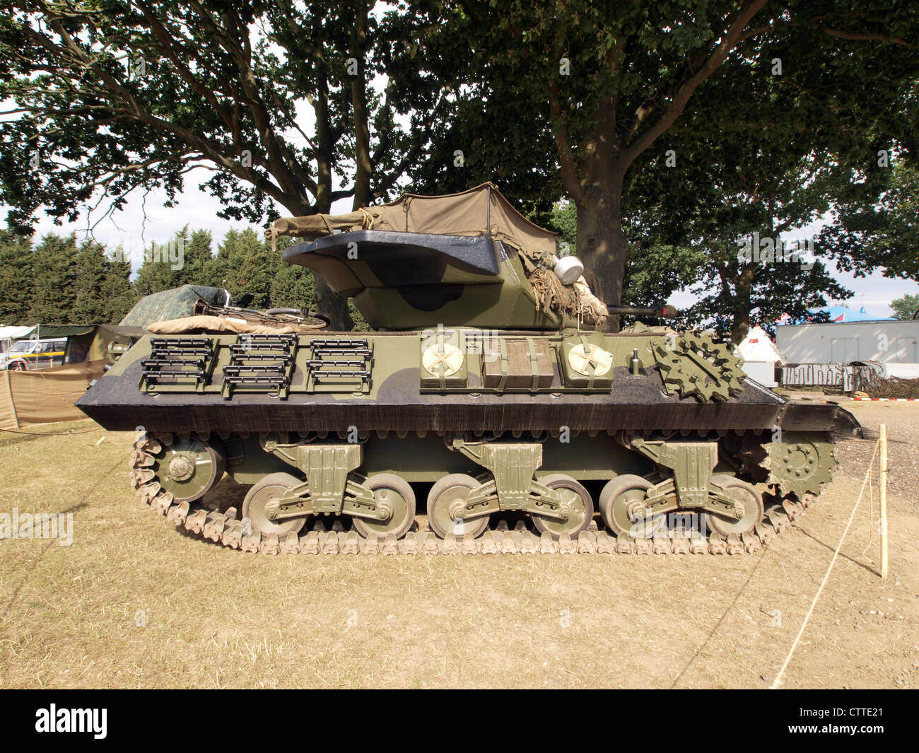 The M10 Achilles is a British variant of the American M10 tank ...