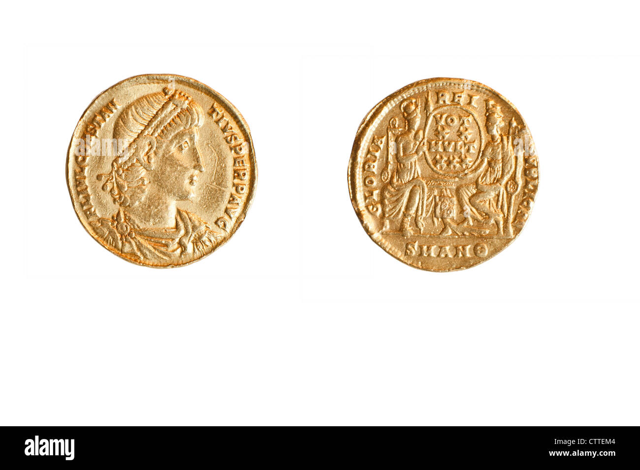 Roman coin constantine hi-res stock photography and images - Alamy