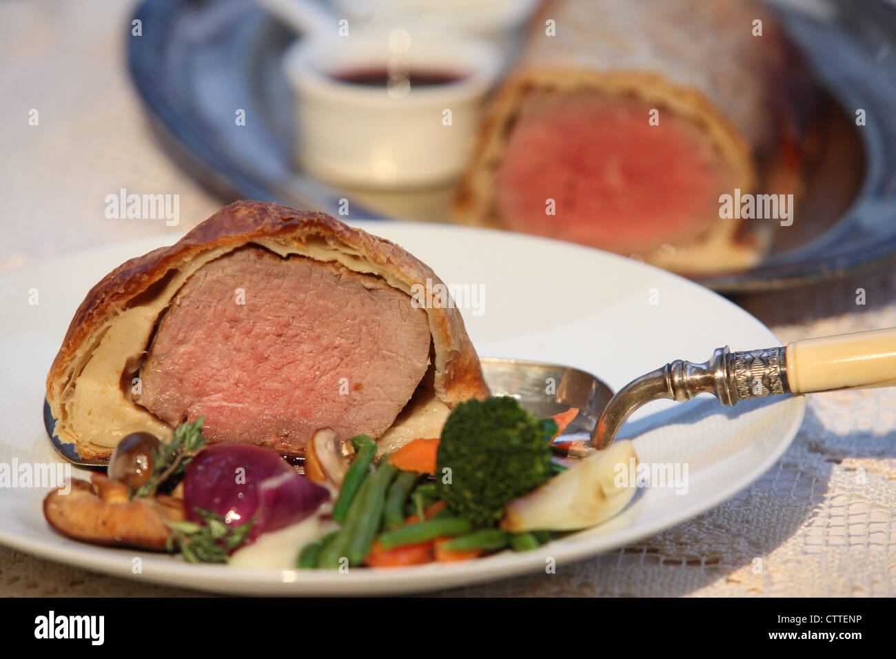 Home made Roast Beef Stock Photo - Alamy
